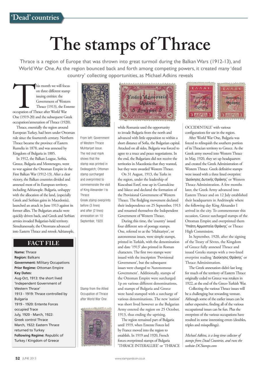 Stamp Collector Magazine - Classic 19th-century stamps Back Issue