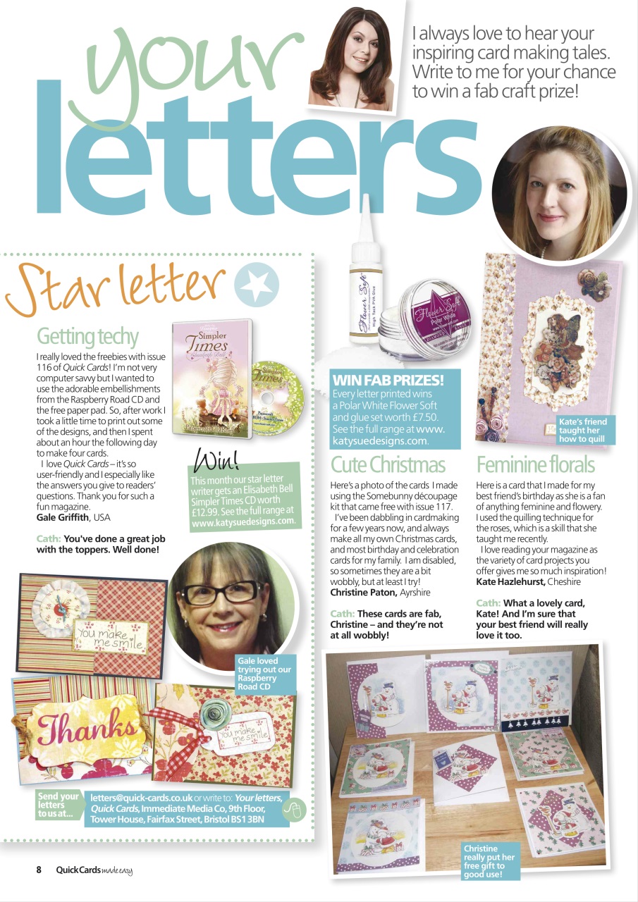 Quick Cards Made Easy Magazine - November 2013 Back Issue