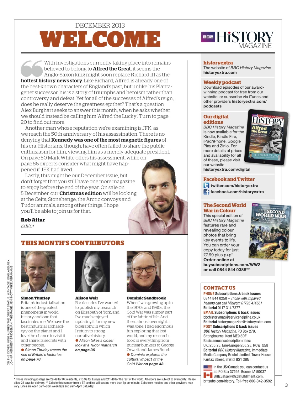 History Extra Magazine - December 2013 Back Issue