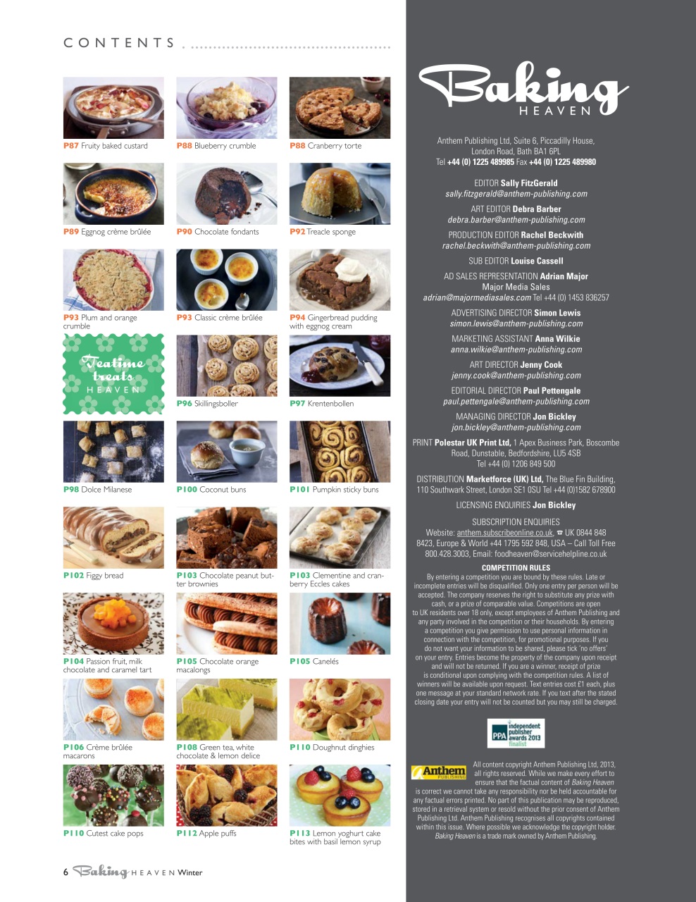 Bake & Decorate Magazine - Baking Heaven Winter 2013 Back Issue