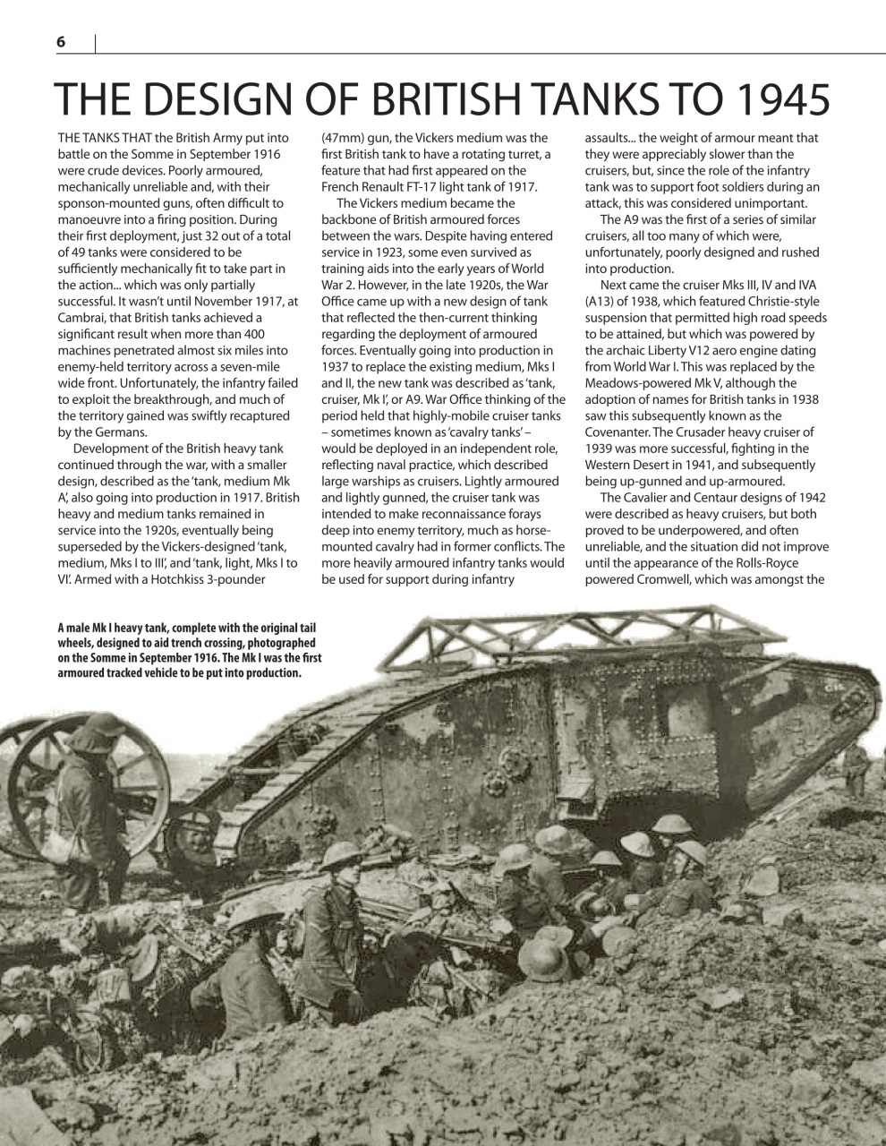 War Archives Magazine - British Cruiser Tanks of World War 2 Back Issue