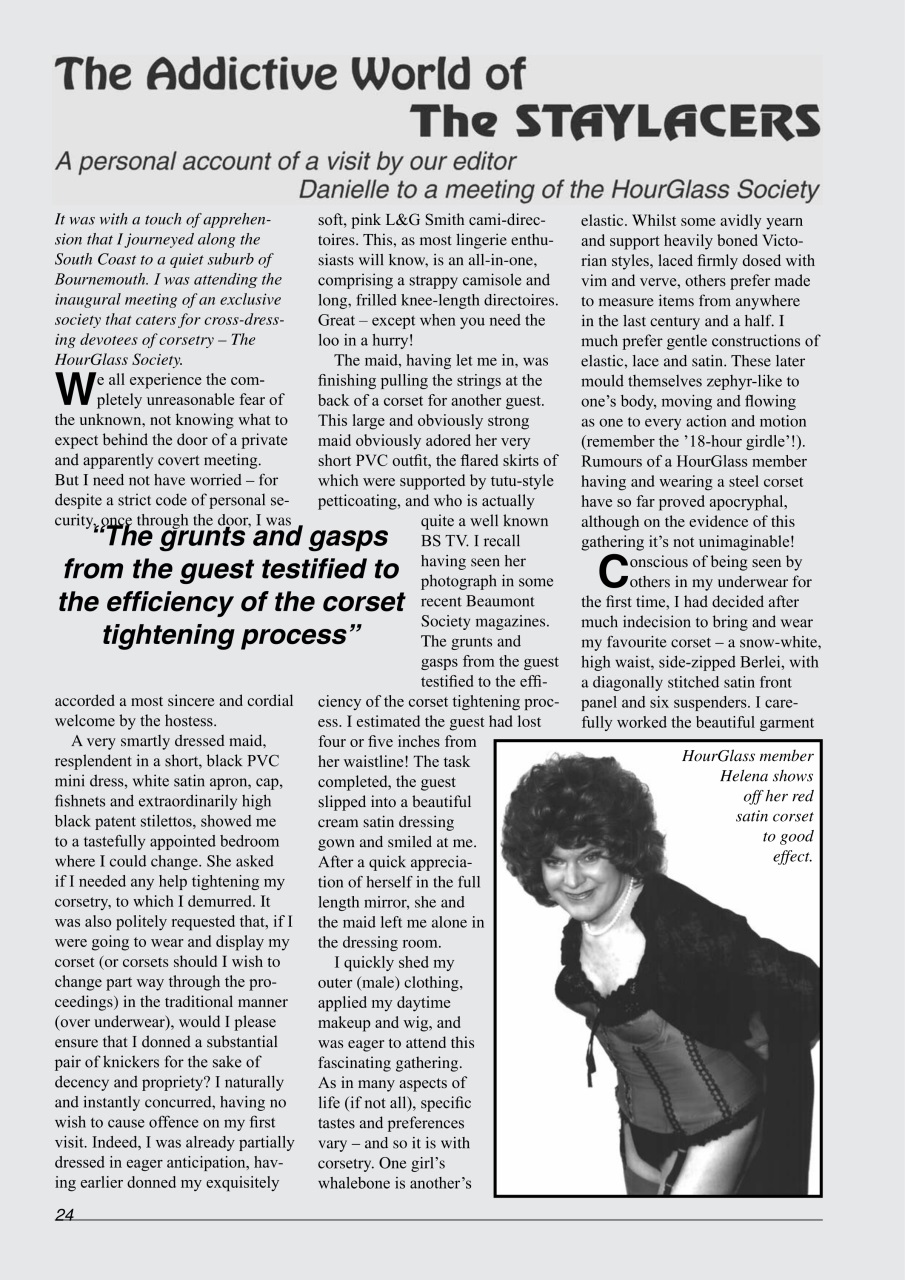 Transliving Magazine - Silhouette Corset Magazine Issue 1 Special Issue