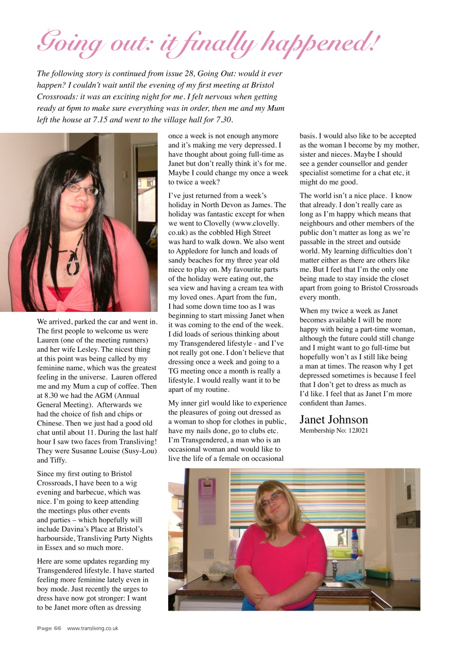 Transliving Magazine - Transliving Issue 30 Back Issue