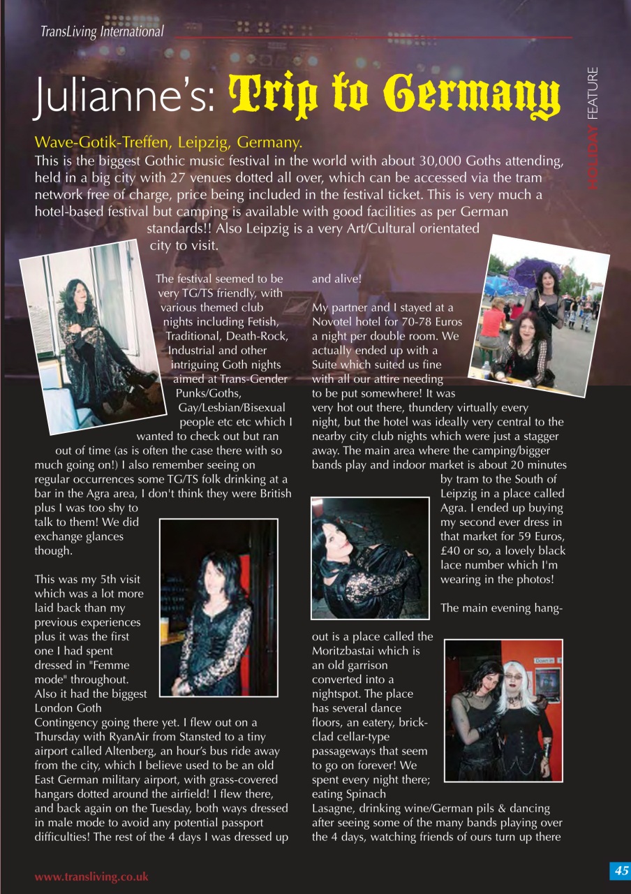 Transliving Magazine - Transliving Issue 23 Back Issue