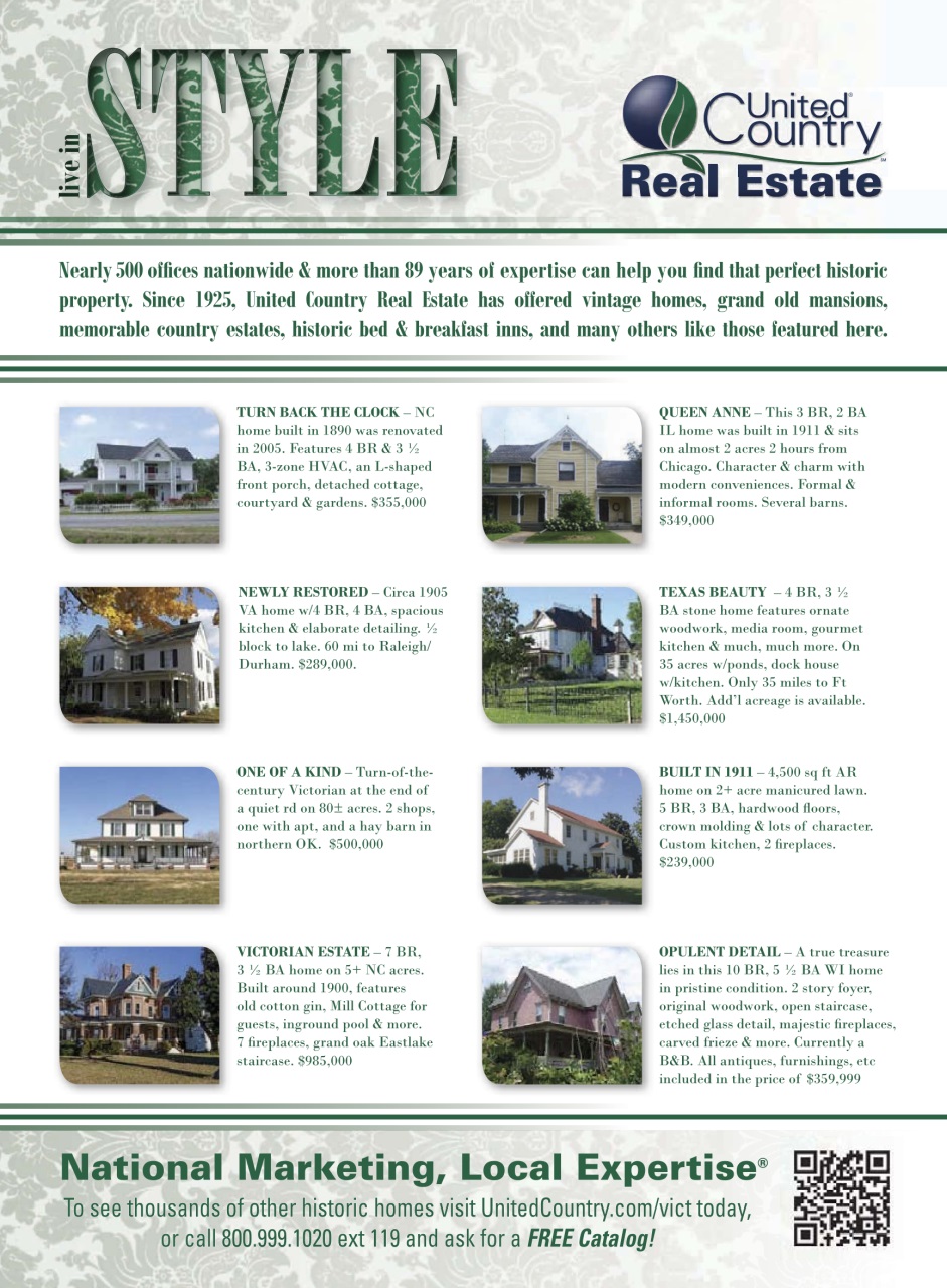 Victorian Homes Magazine - Summer 2014 Back Issue