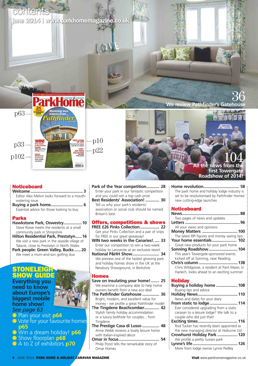 Park Home & Holiday Living Magazine - No.651 Stunning New Homes from ...
