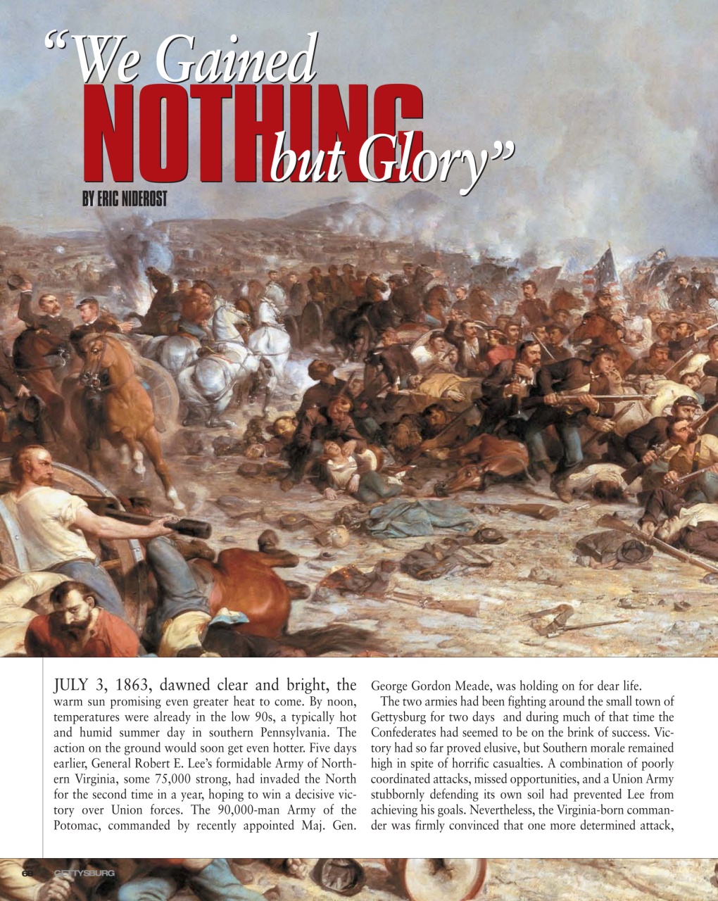 Civil War Quarterly Magazine - The Battle of Gettysburg Special Issue
