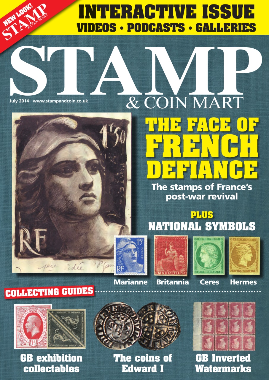 Stamp Collector Magazine - July 2014 - National symbols on stamps Back ...