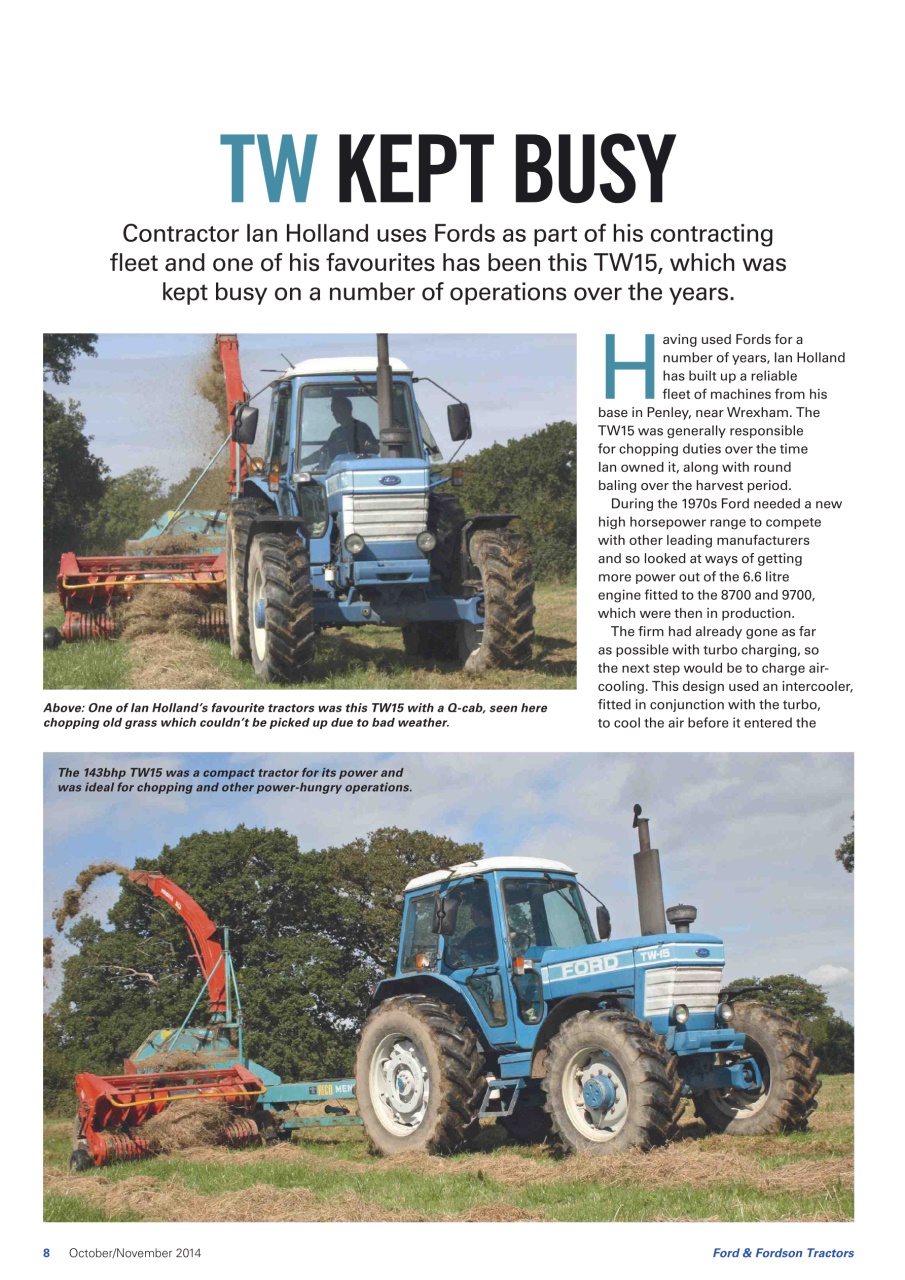Ford & Fordson Magazine - No.63 Roadless Ploughmaster 95 Restoration ...