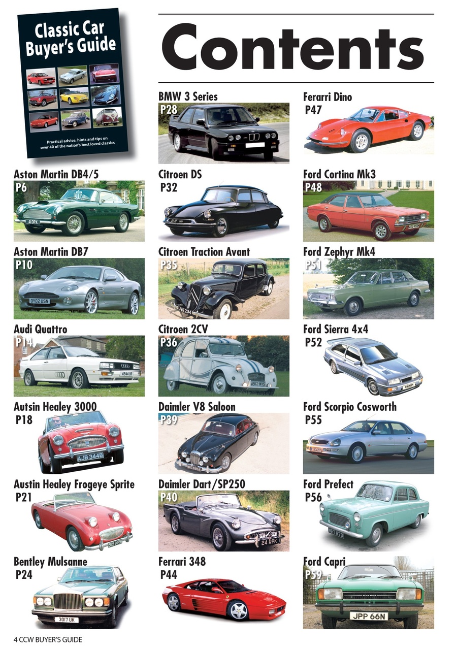 Classic Car Buyer's Guide Magazine Subscriptions and Classic Car Buyers ...