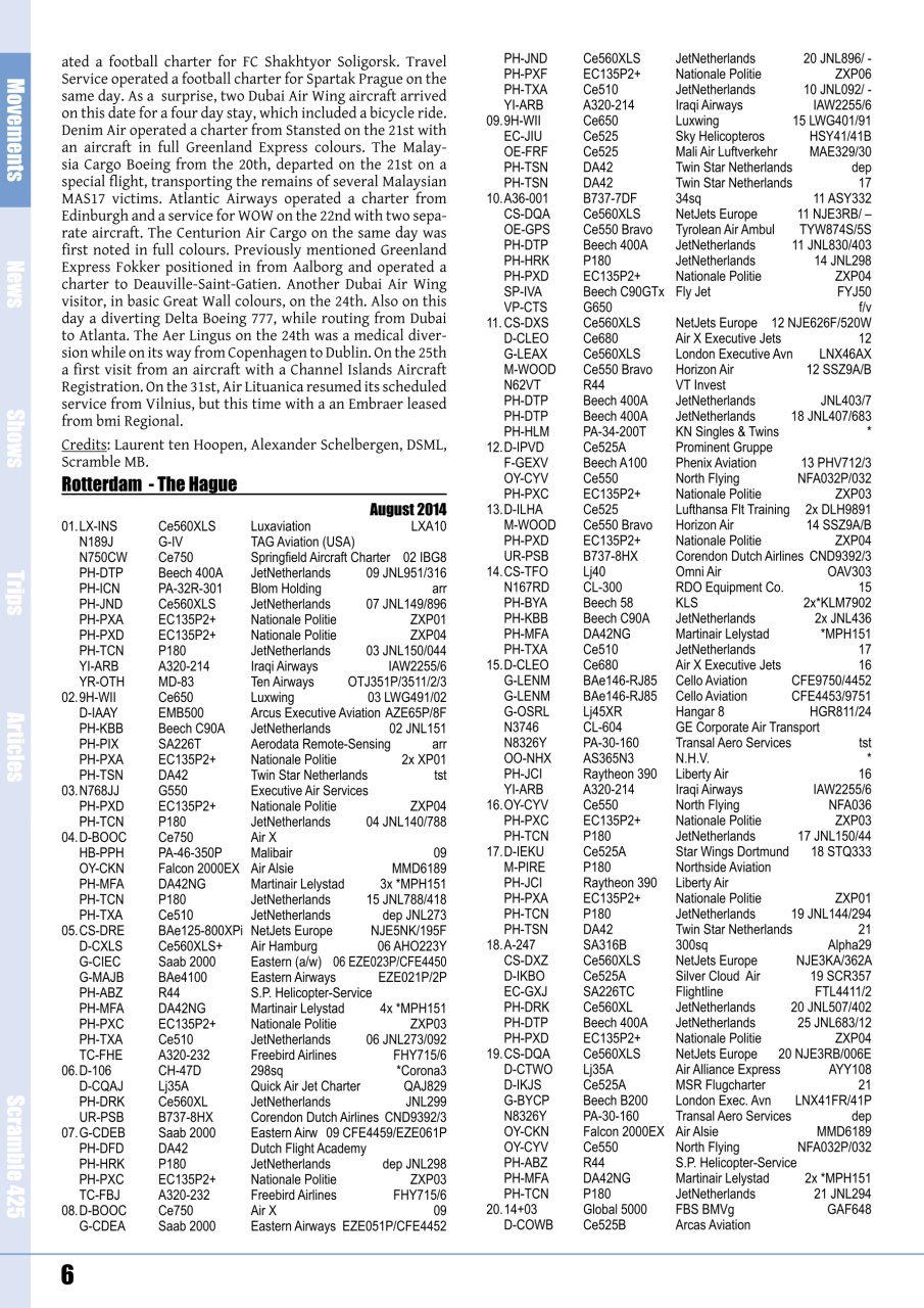 Scramble Magazine - 425 - October 2014 Edición anterior