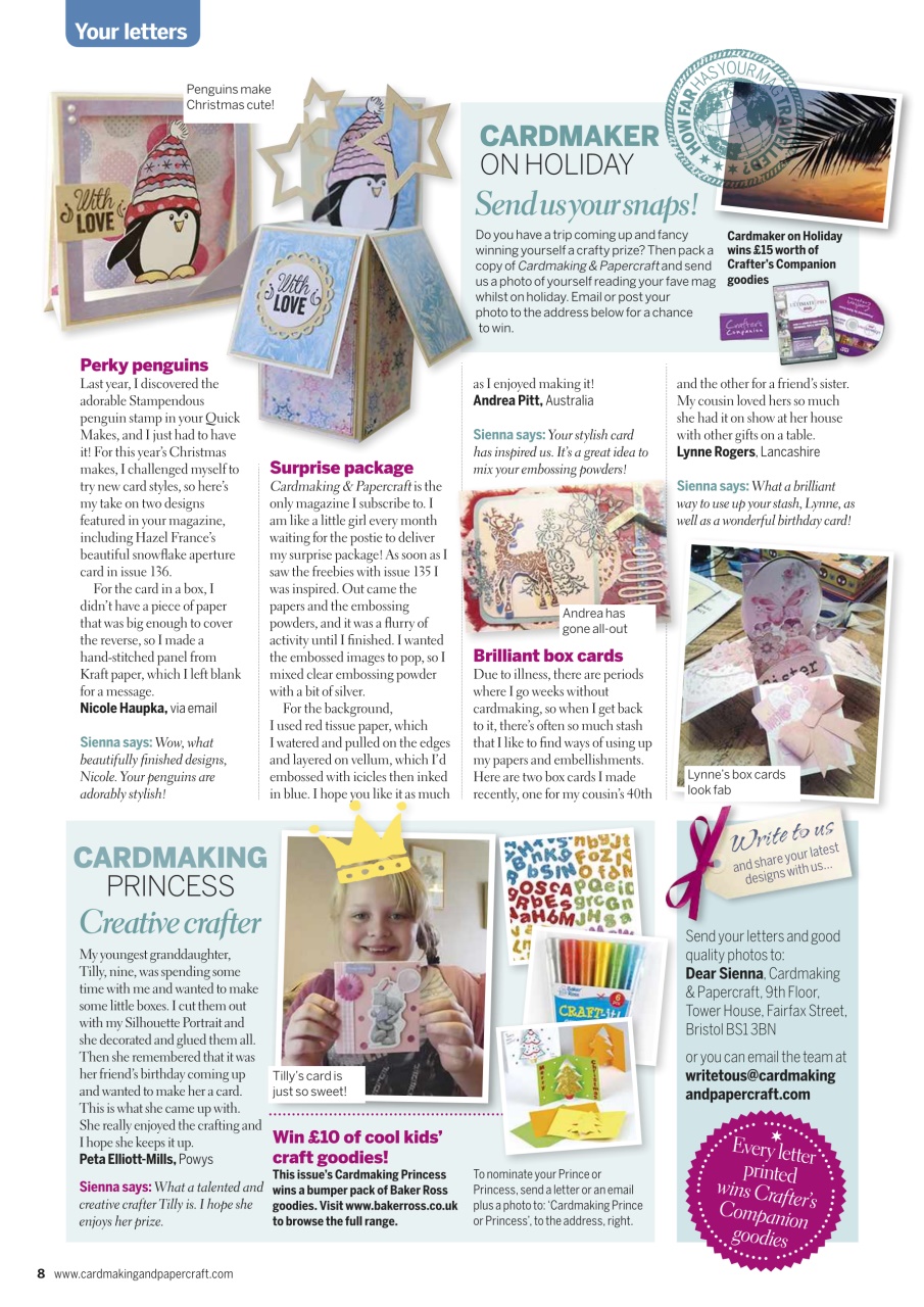 Cardmaking & Papercraft Magazine - December 2014 Back Issue