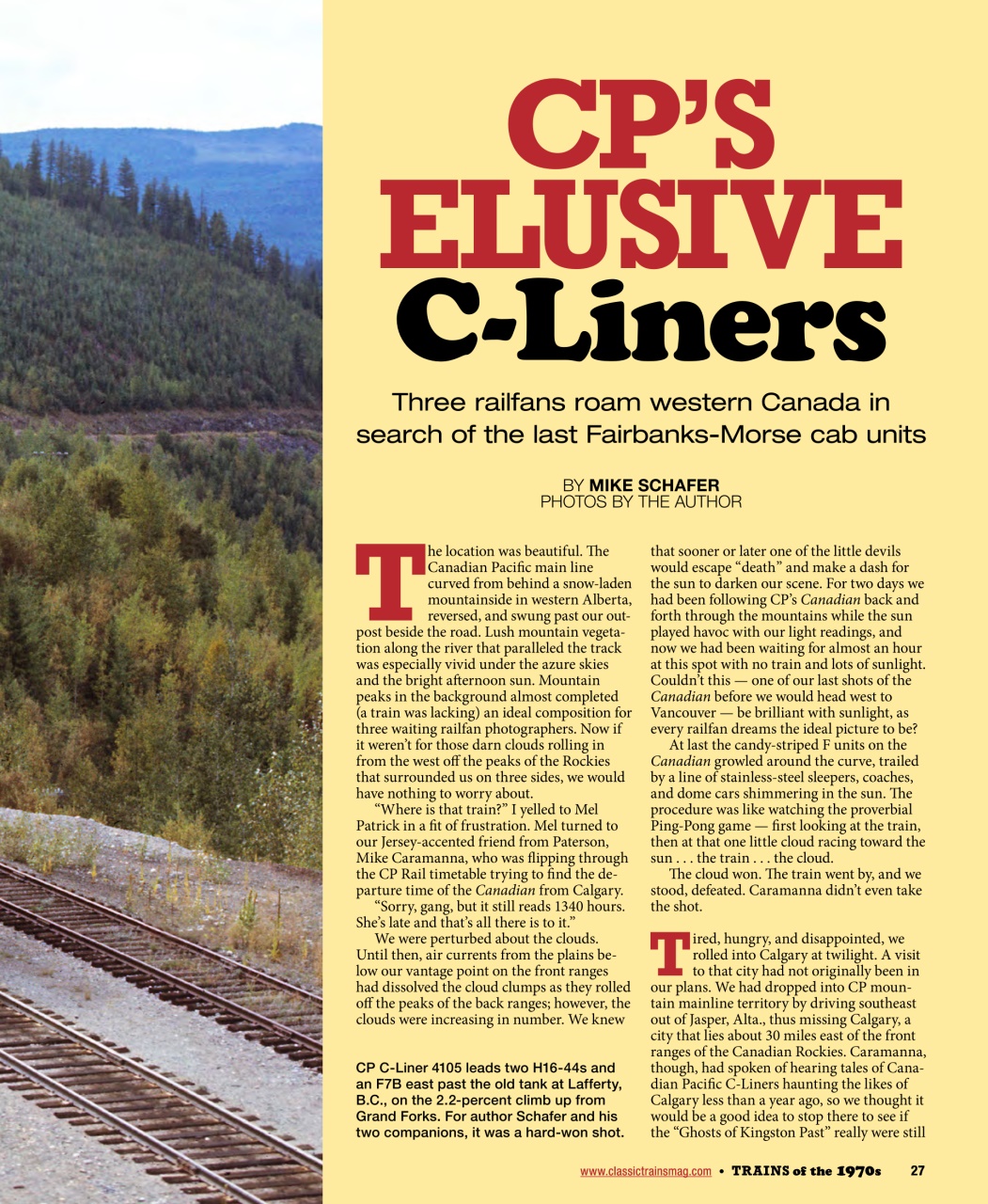 Classic Trains Magazine - Trains of the 1970s Special Issue