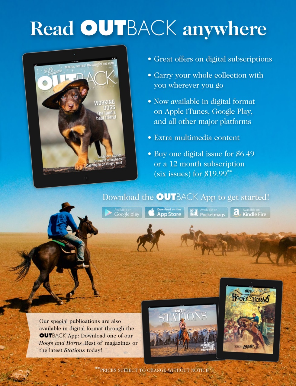 OUTBACK Magazine - Great Australians: 20 Living Legends of the Bush Vol ...