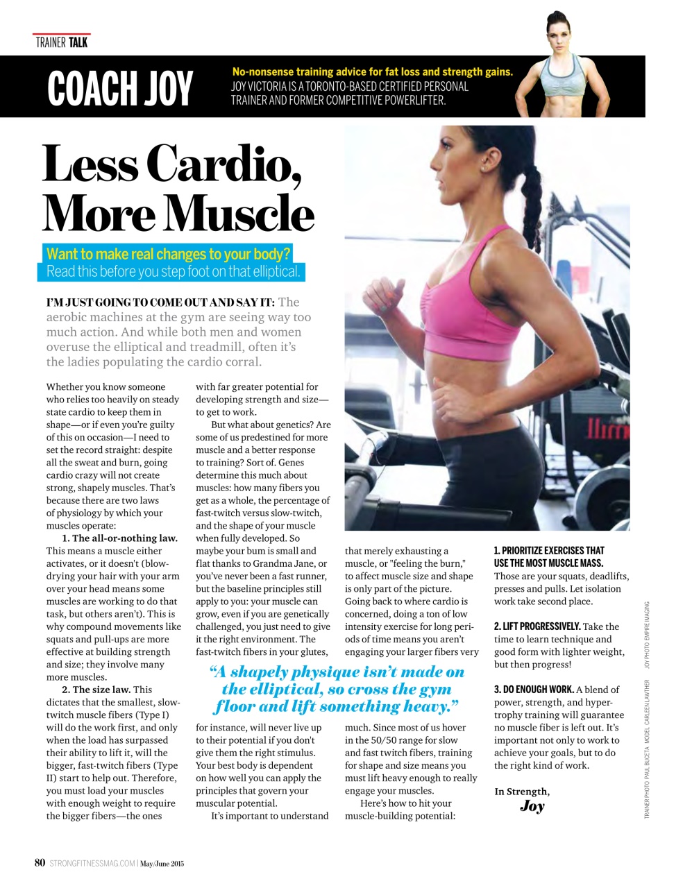 Strong Fitness Magazine - May/June 2015 Back Issue