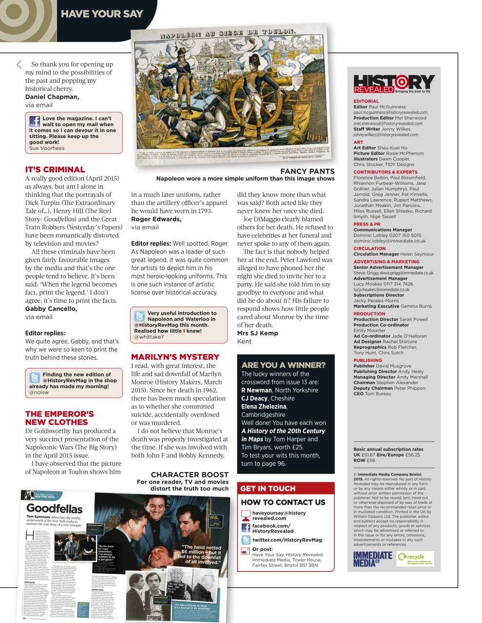 BBC History Revealed Magazine - May 2015 Back Issue