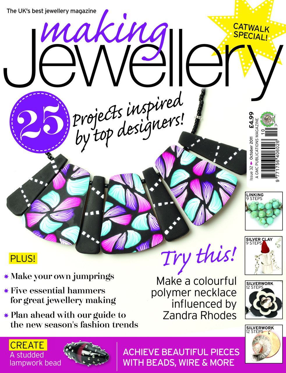 Making Jewellery Magazine - October 2011 Back Issue