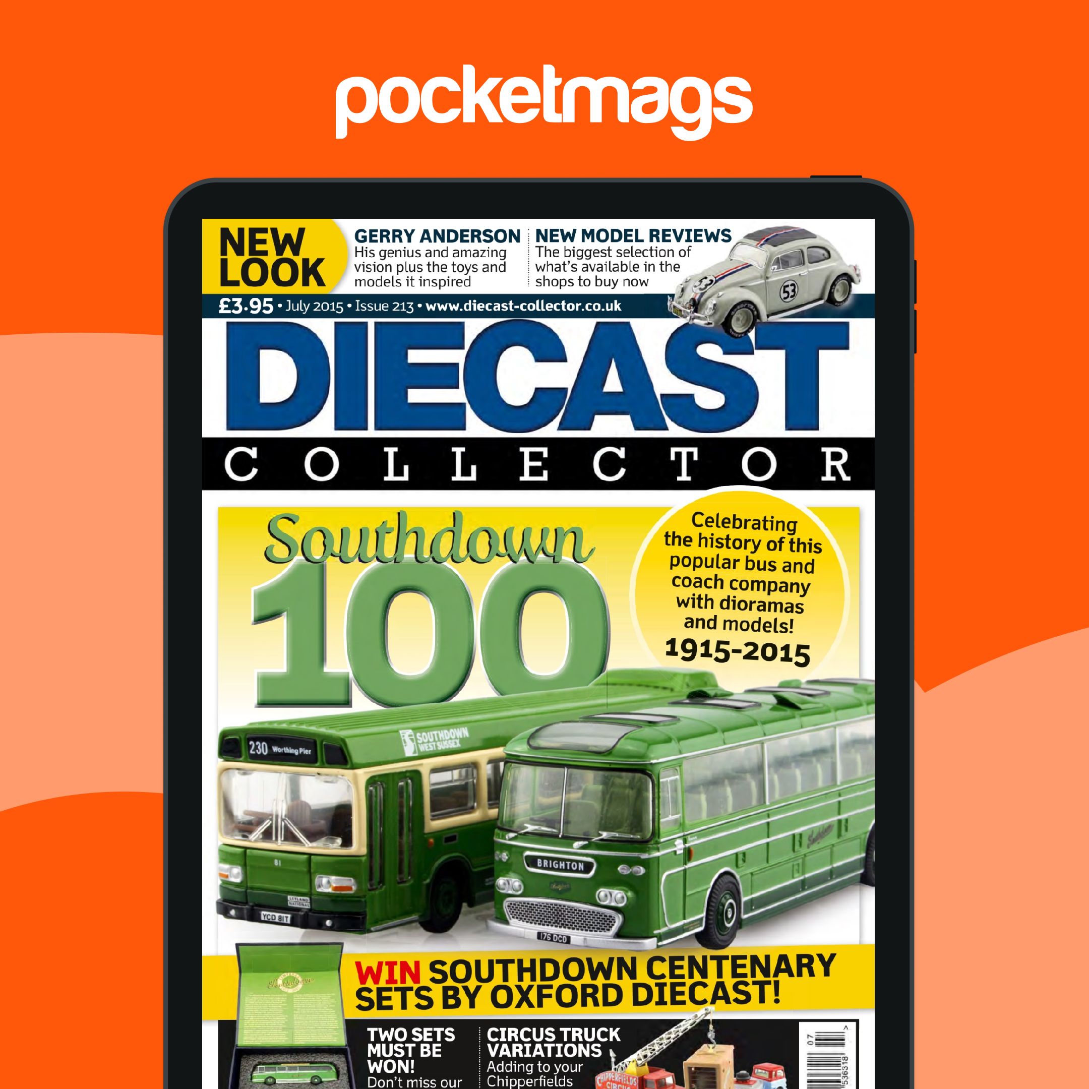 Diecast Collector Magazine - July 2015 Back Issue