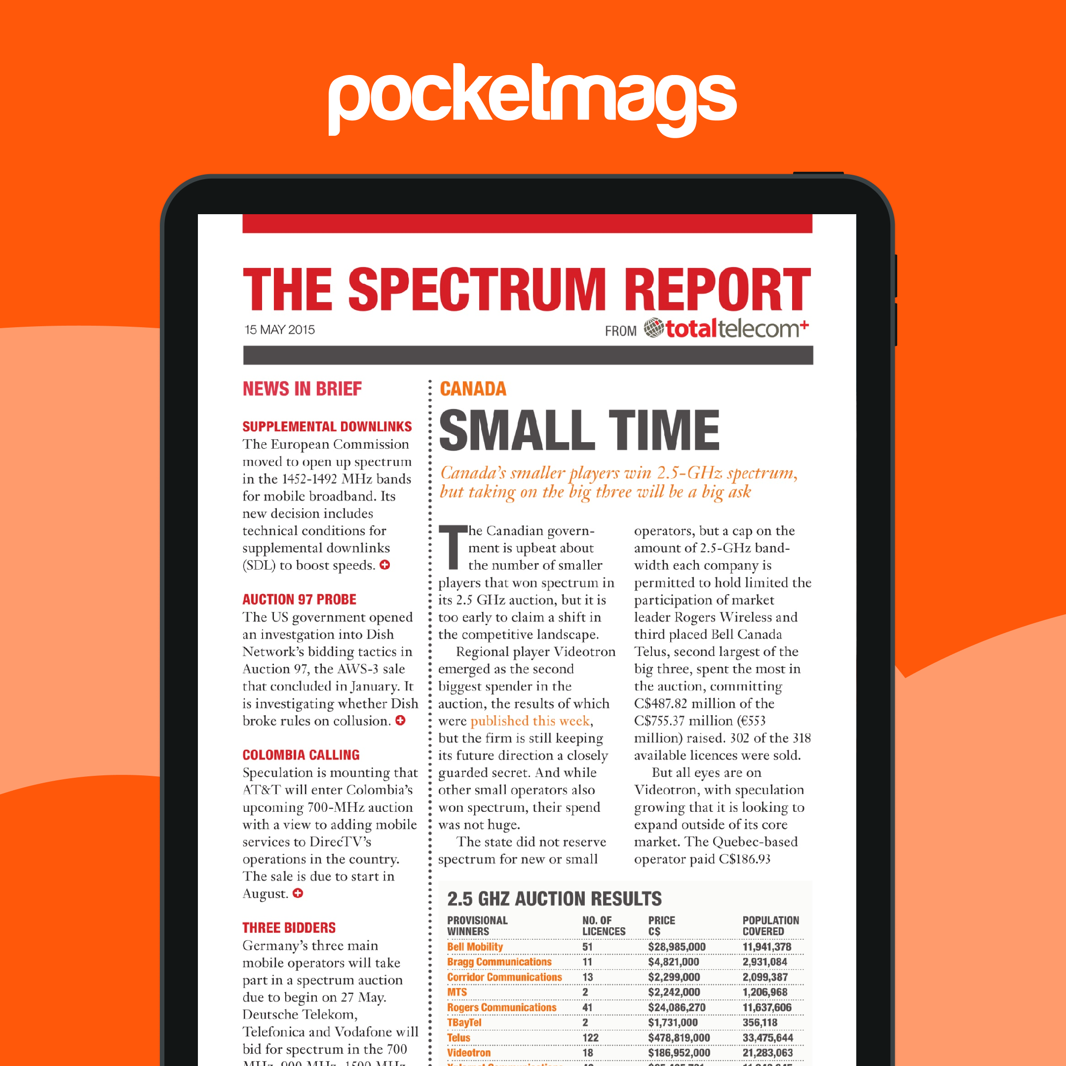 Total Telecom Magazine - The Spectrum Report Edição especial