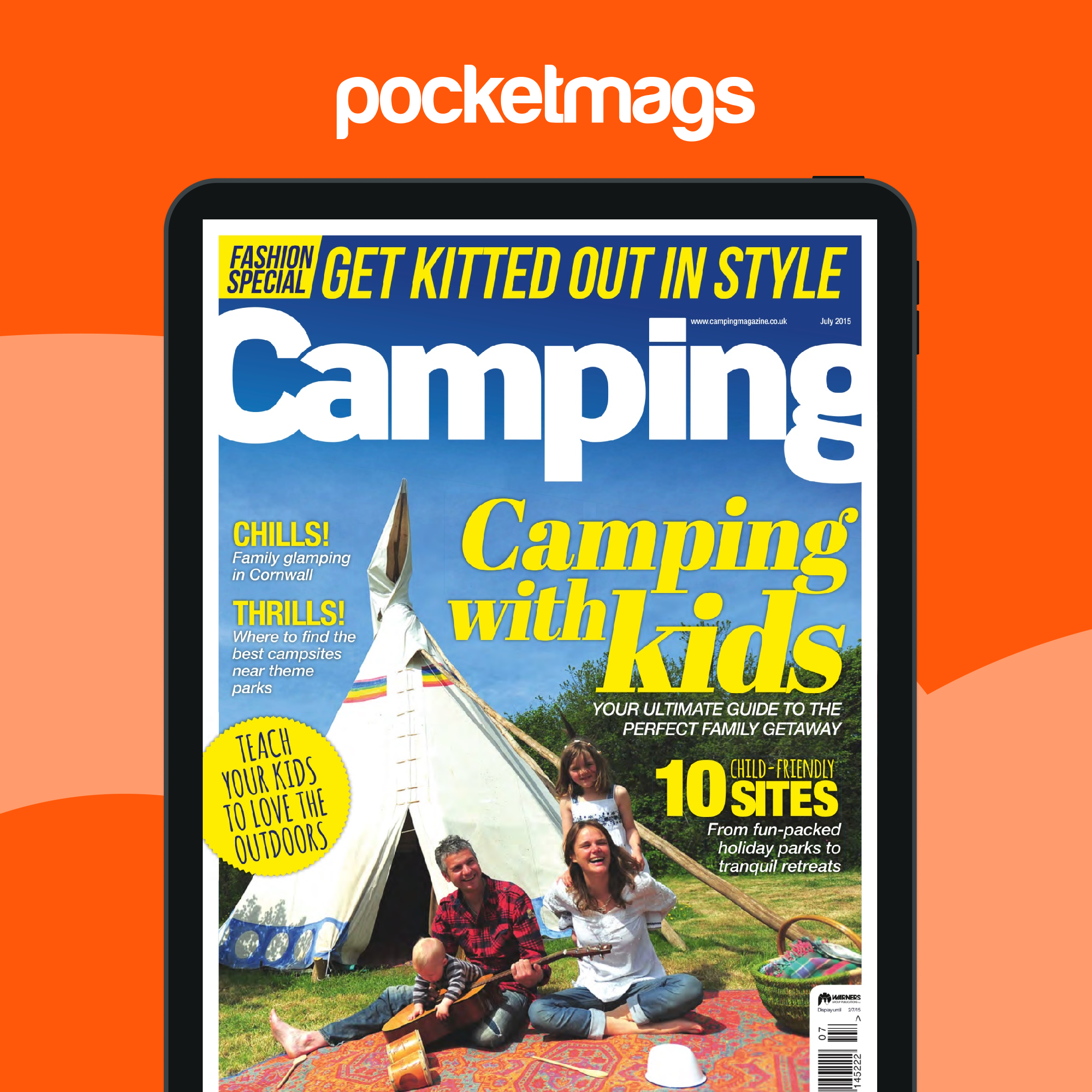 Camping Magazine - July 2015 - CAMPING WITH KIDS Vorige editie
