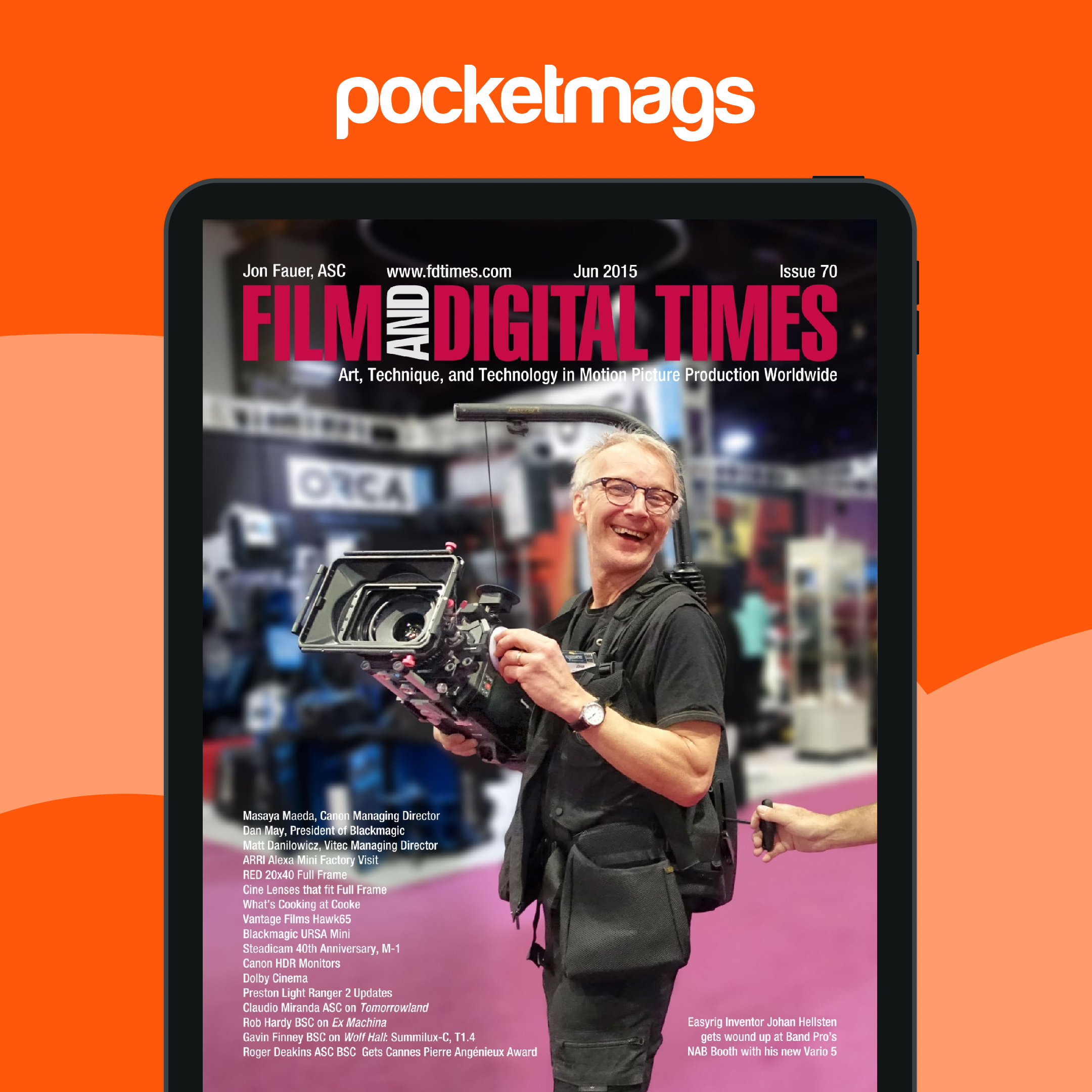 Film and Digital Times Magazine - Issue 70 - June 2015 Edición anterior
