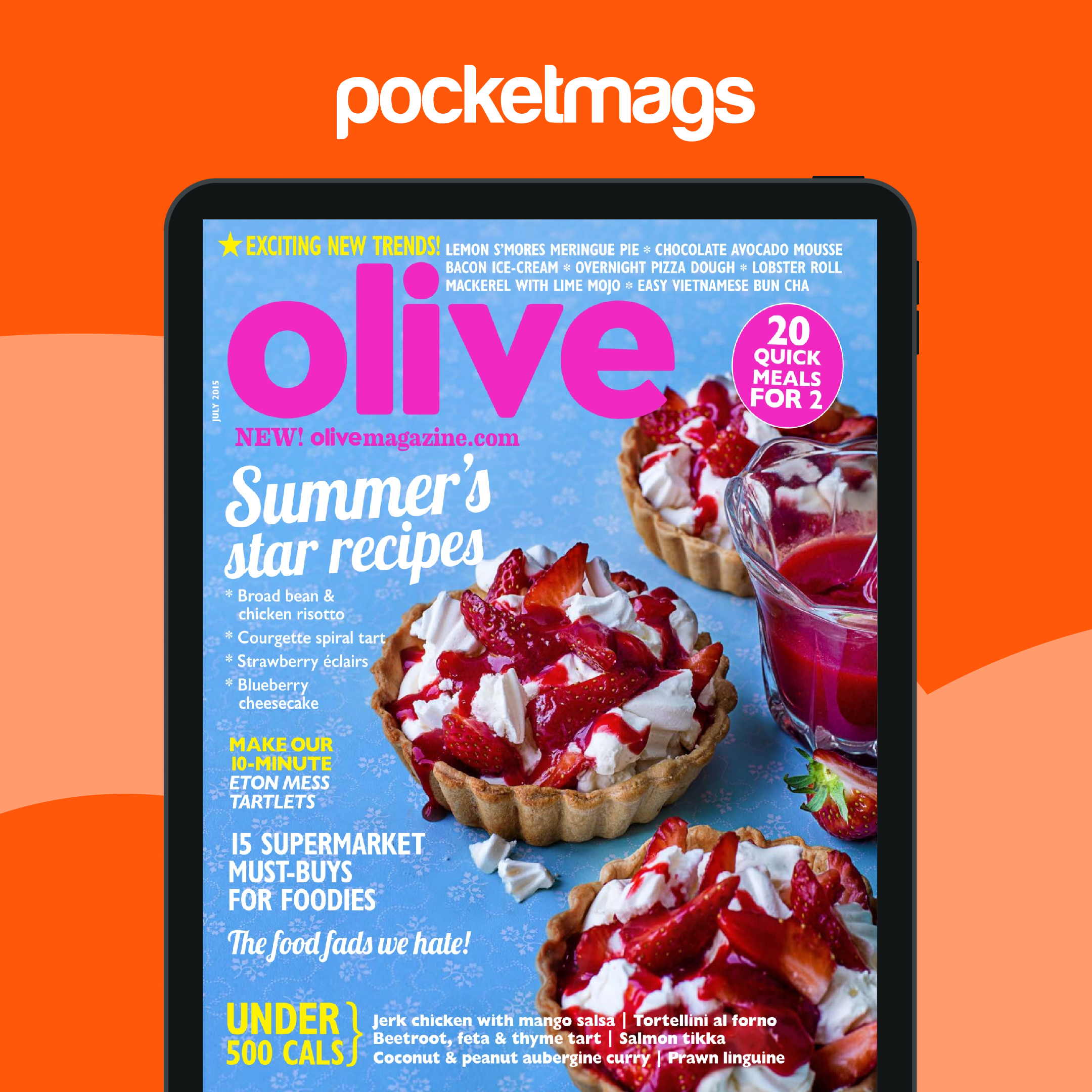 Olive Magazine - July 2015 Edición anterior