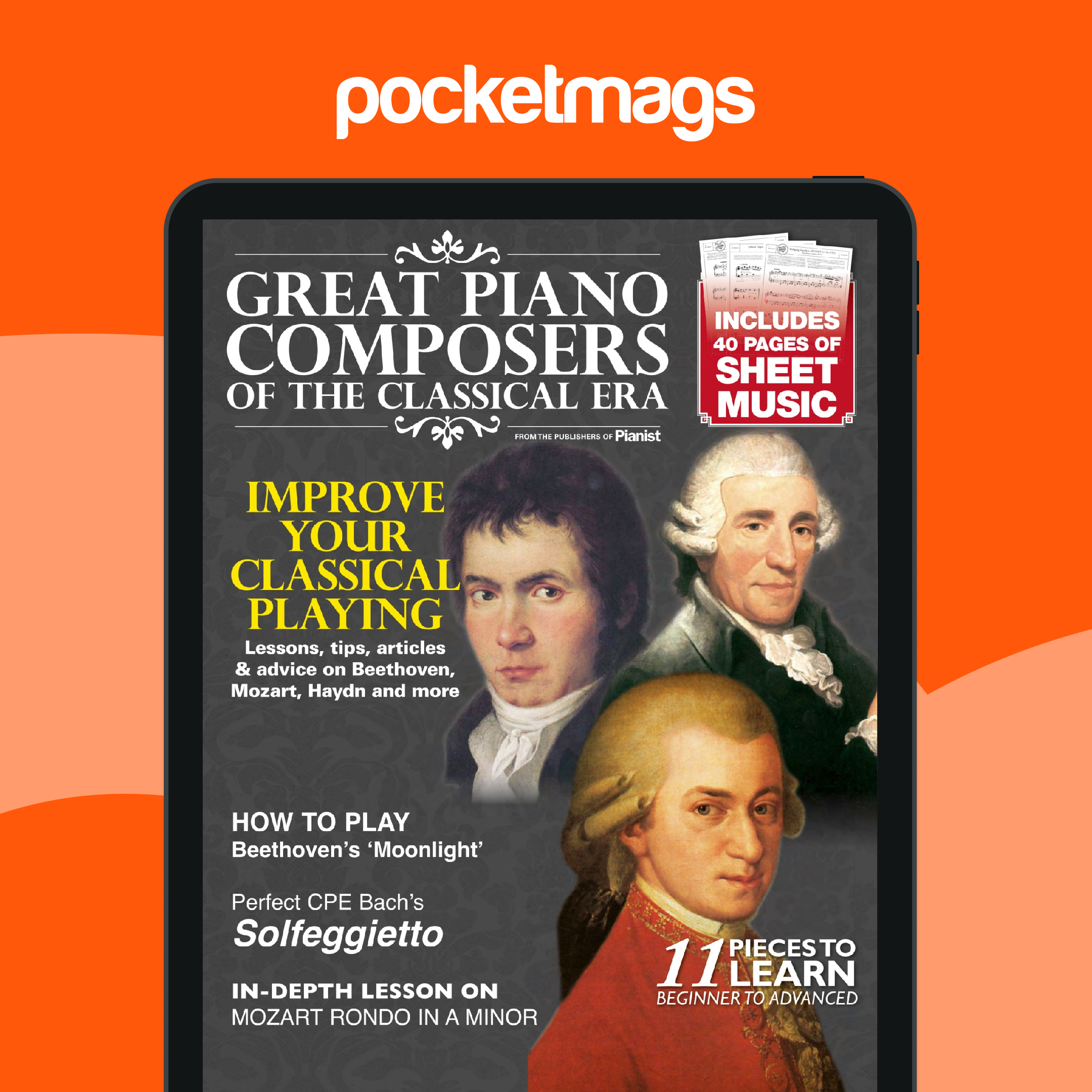 Pianist Magazine - Great Piano Composers of the Classical Era Special Issue