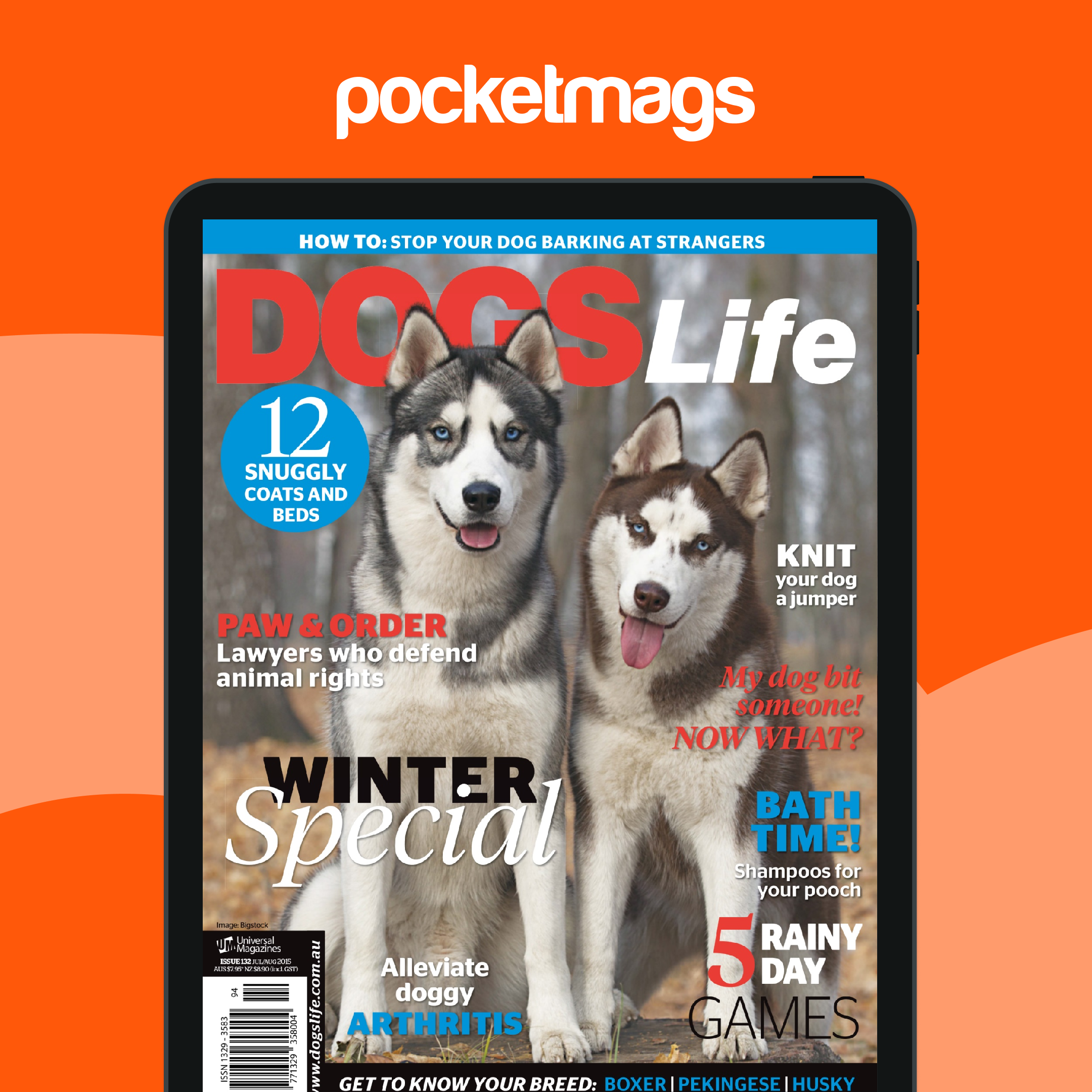 Dogs Life Magazine - July/Aug Issue#132 Back Issue