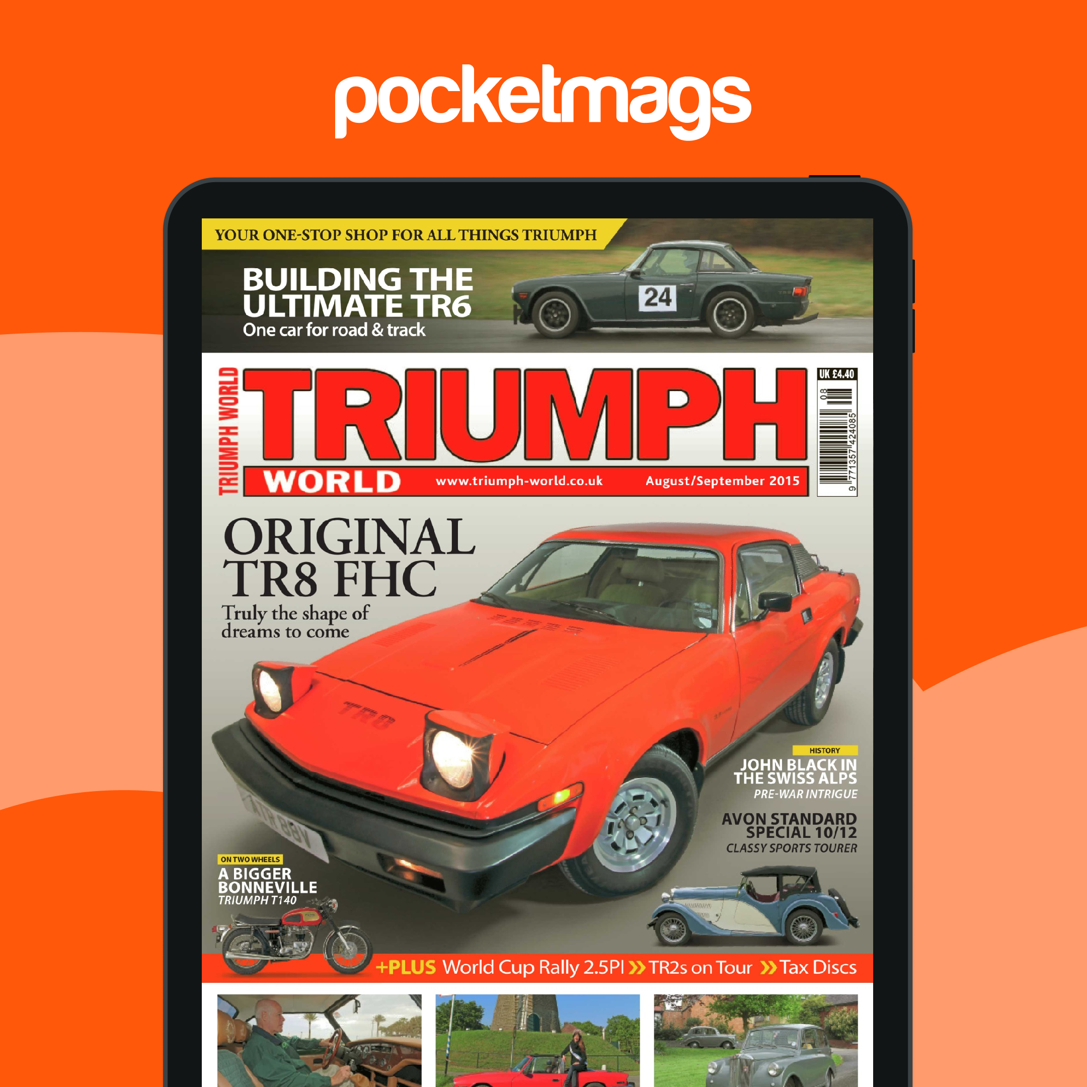 Triumph World Magazine - No. 155 Original TR8 FHC Back Issue