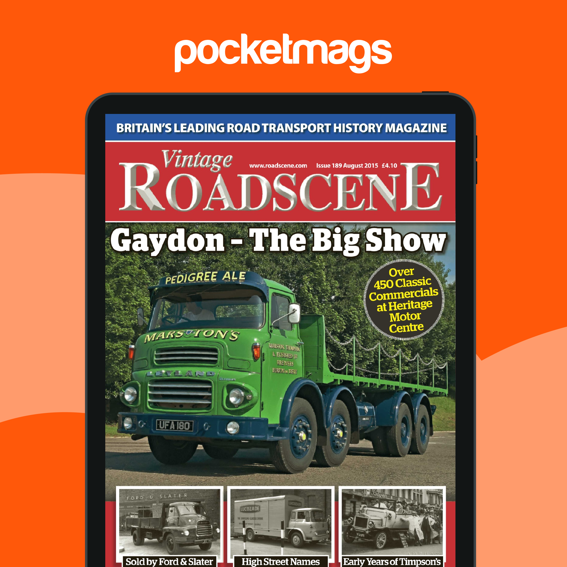 Vintage Roadscene Magazine - No. 189 Gaydon - The big show Back Issue