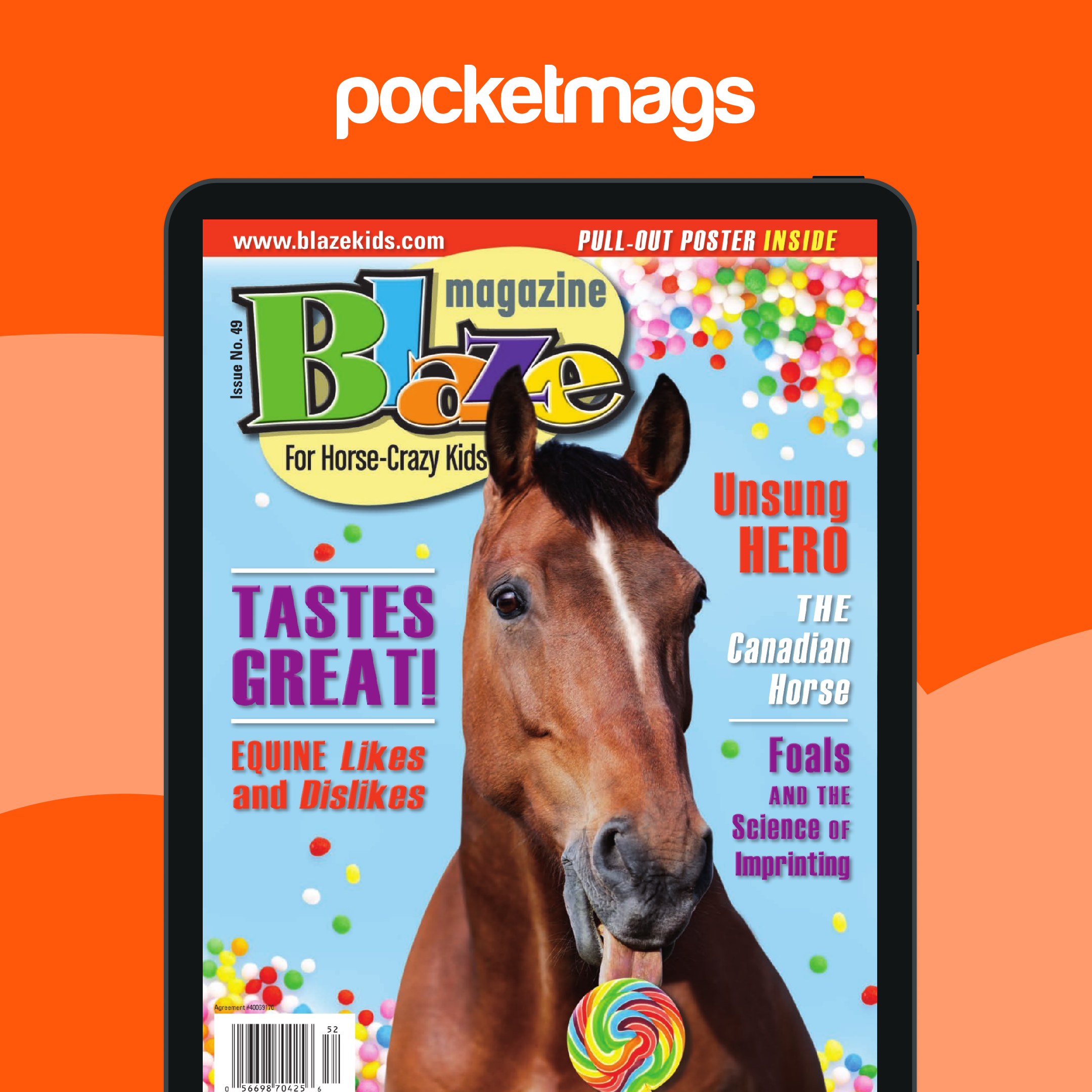 Blaze Magazine For Horse Crazy Kids - Issue No. 49 Summer 2015 Retour à ...