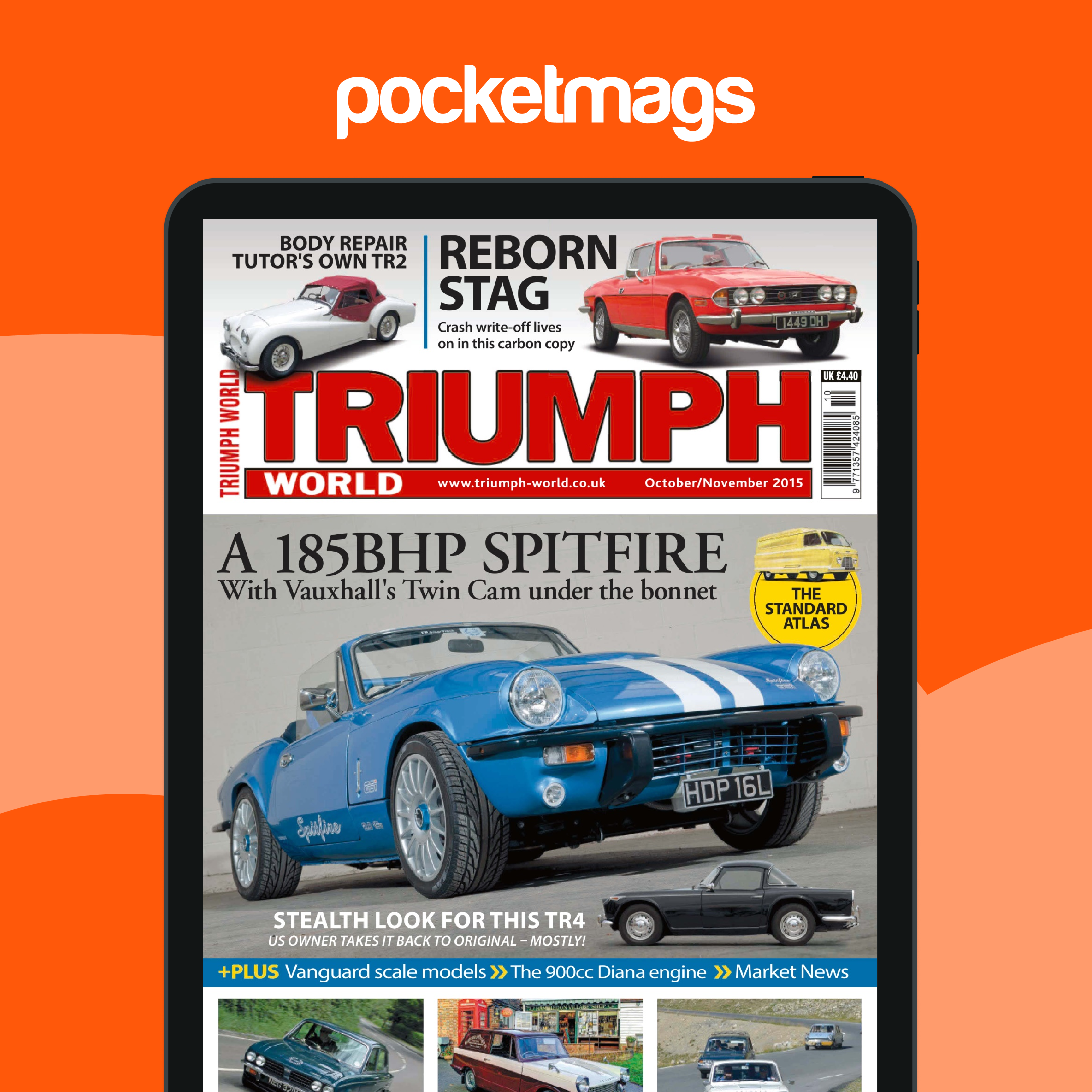 Triumph World Magazine - No. 156 A 185BHP Spitfire Edición anterior