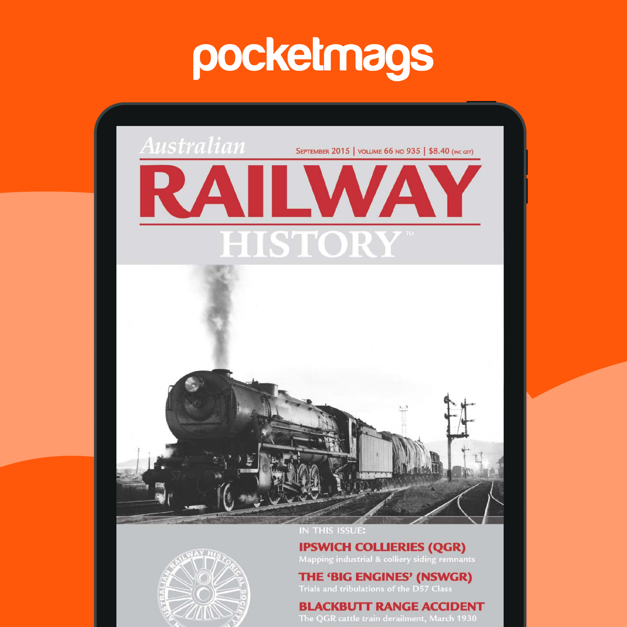 Australian Railway History Magazine - September 2015 Edición anterior