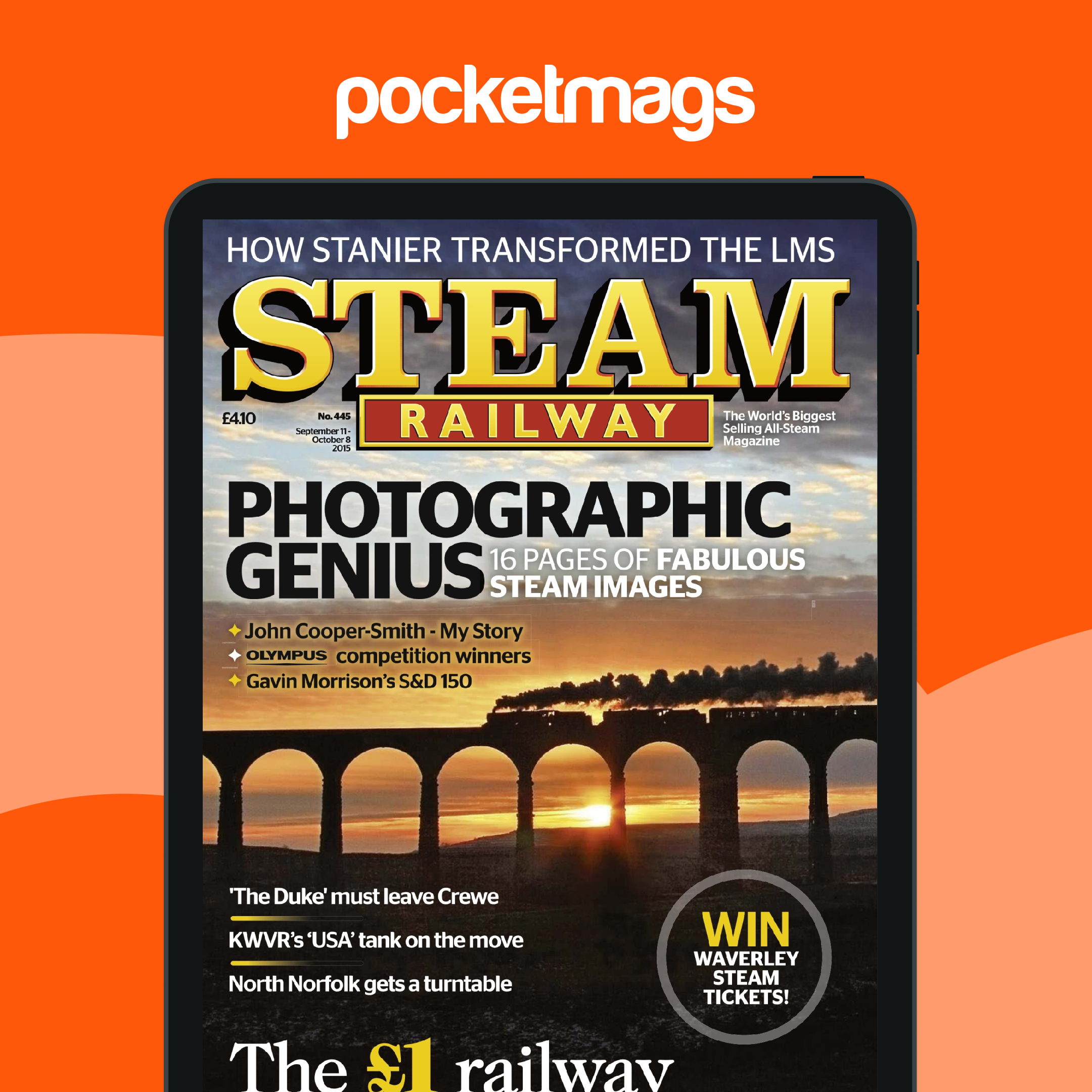 Steam Railway Magazine - Issue 445 Back Issue