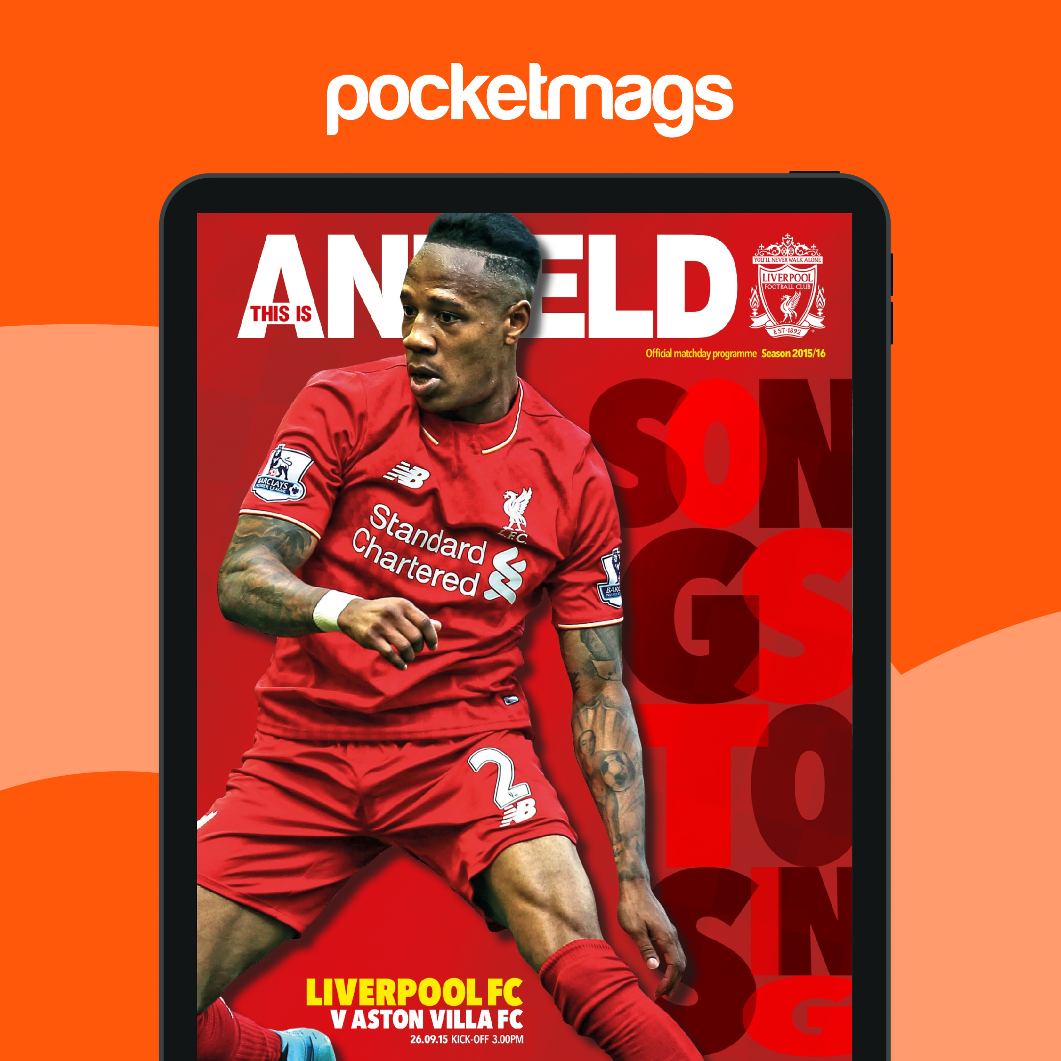 Liverpool FC Programmes - Aston Villa 201516 Edición anterior
