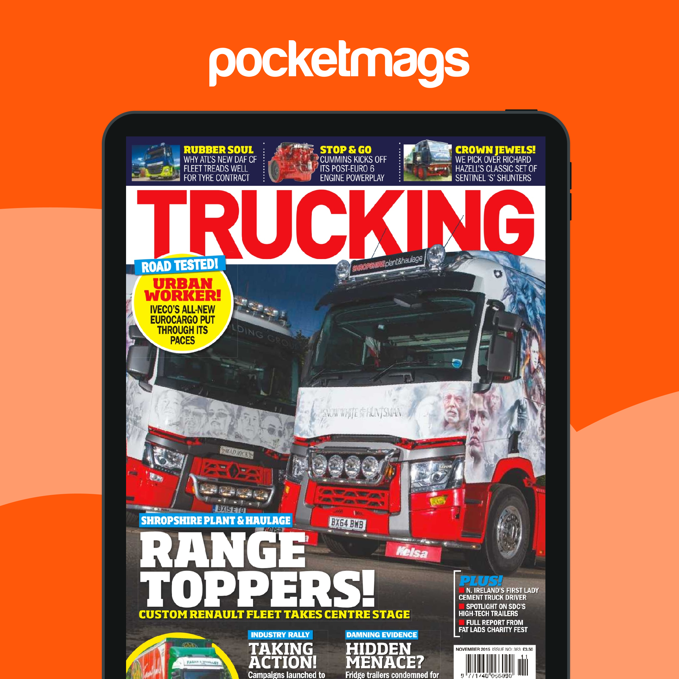 Trucking Magazine - No. 383 Range Toppers! Retour à l'édition précédente