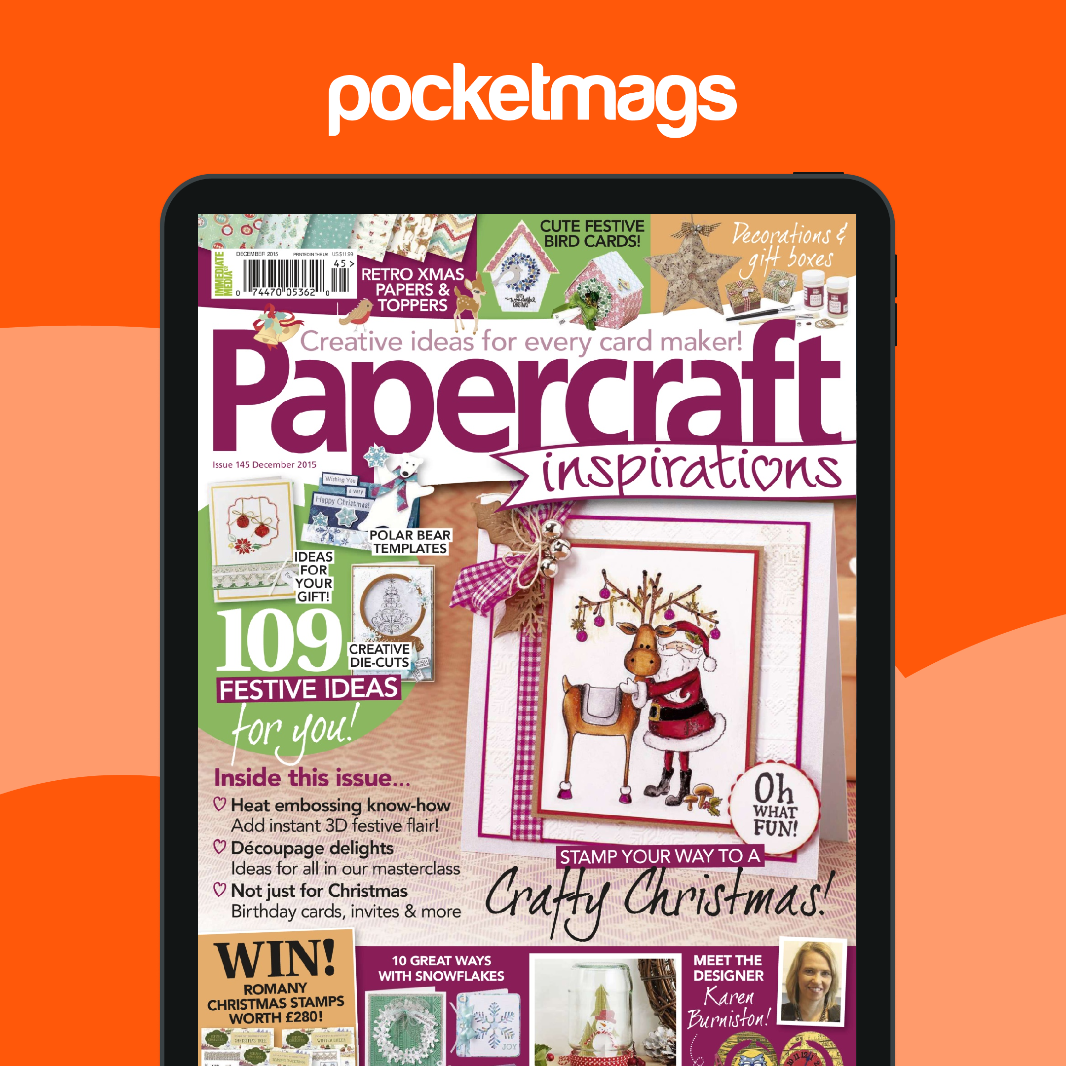Papercraft Inspirations Magazine - December 2015 Edición anterior