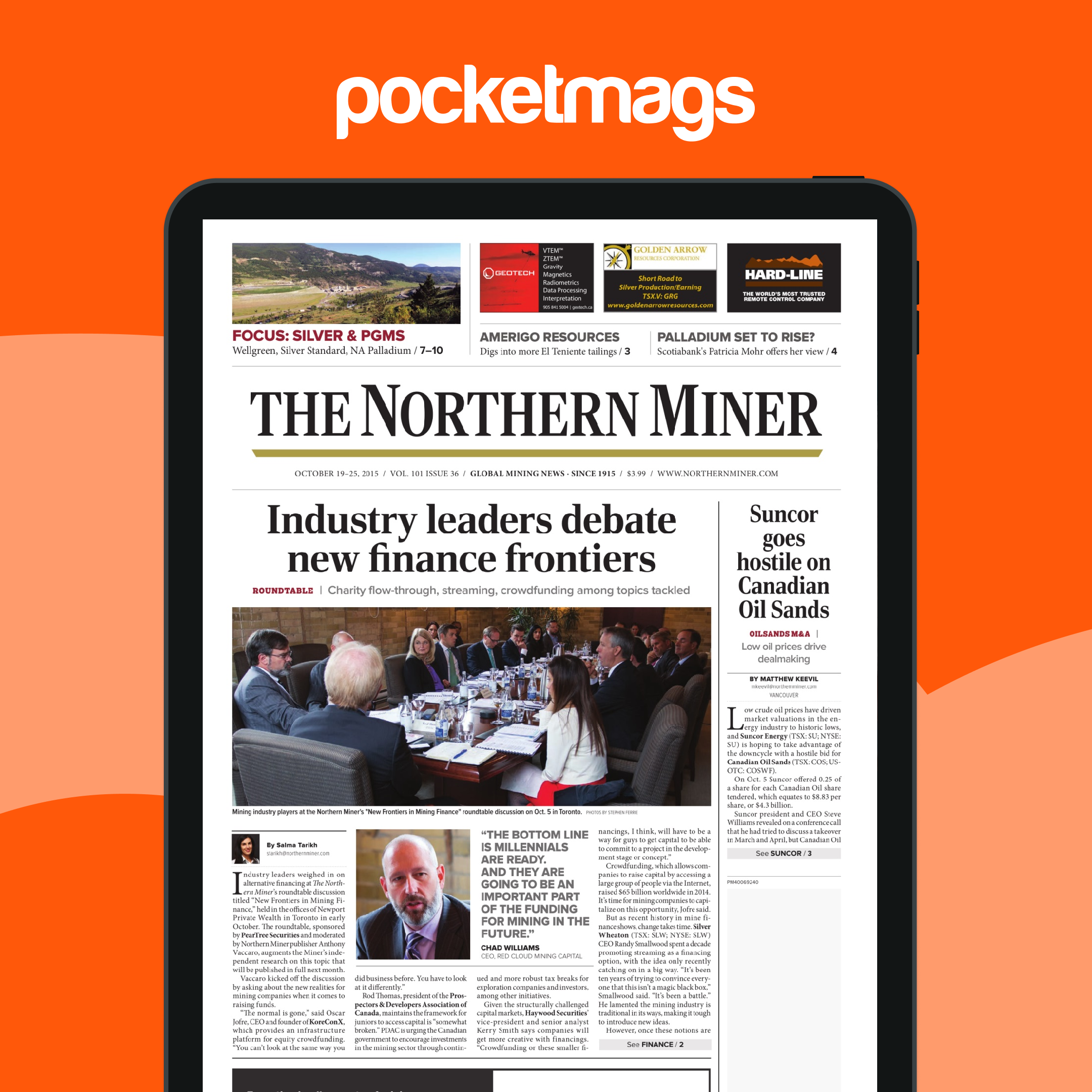 The Northern Miner Magazine - Vol. 101 No. 36 Edición anterior