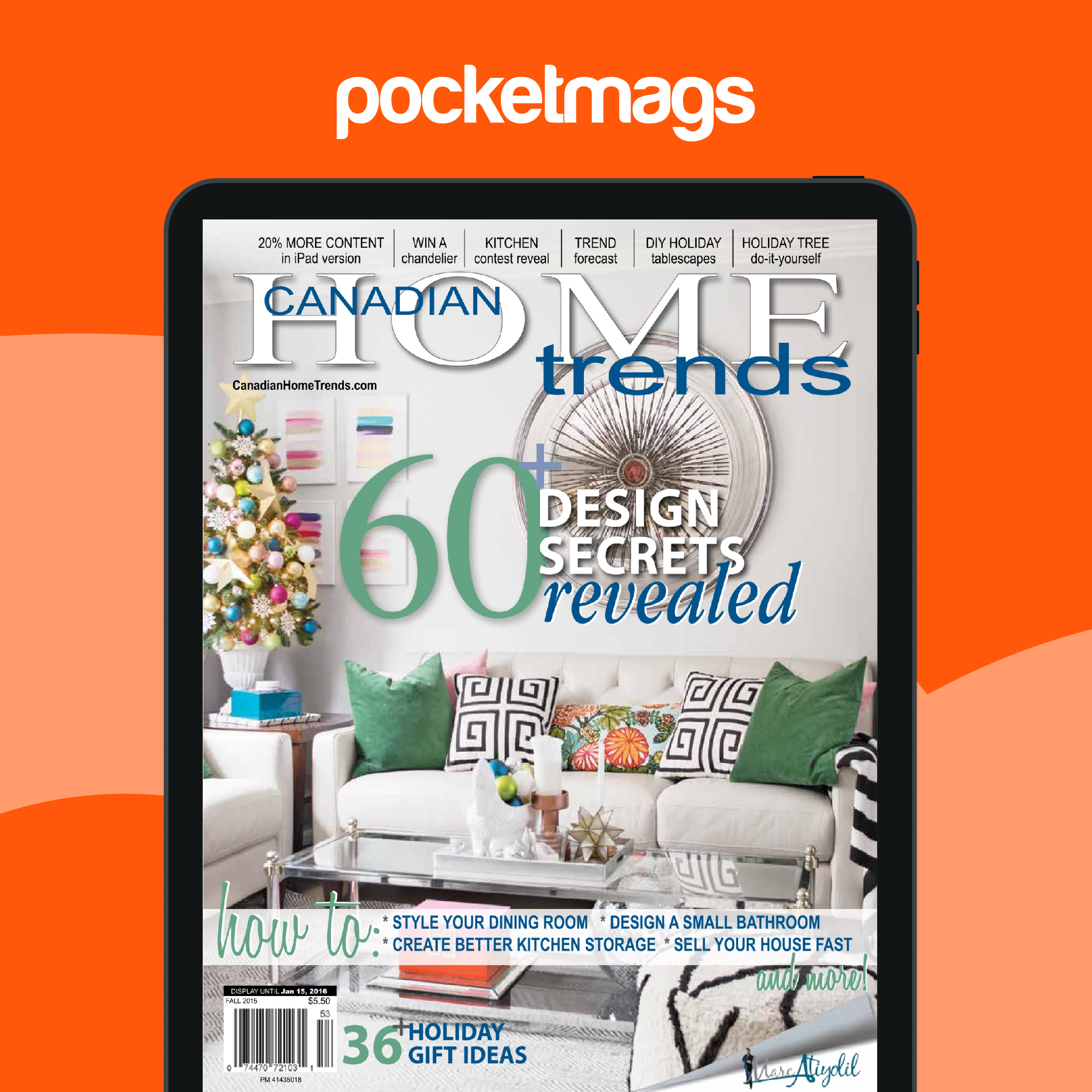 Canadian Home Trends Magazine - Fall 2015 Edición anterior
