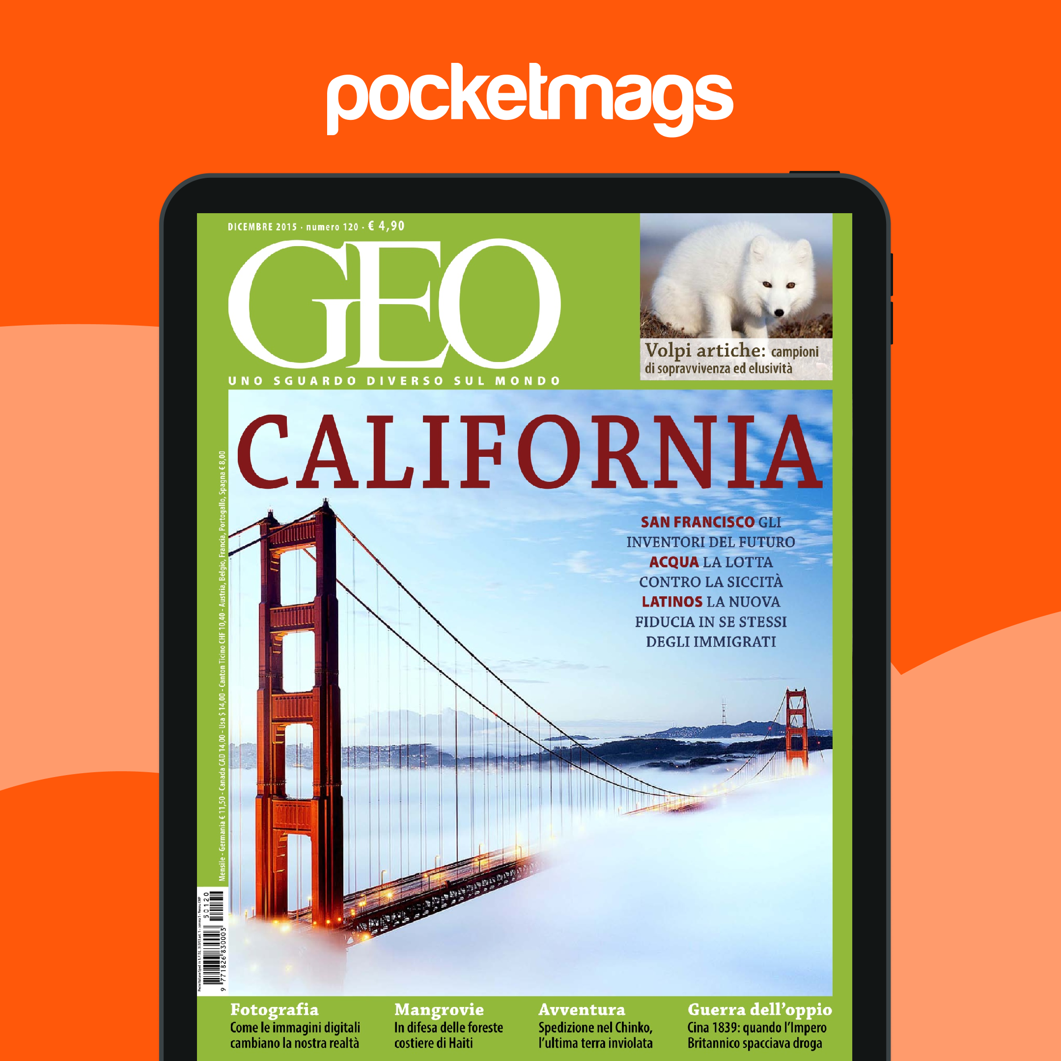 GEO Magazine Assinaturas e 120 - Dicembre 2015 edição