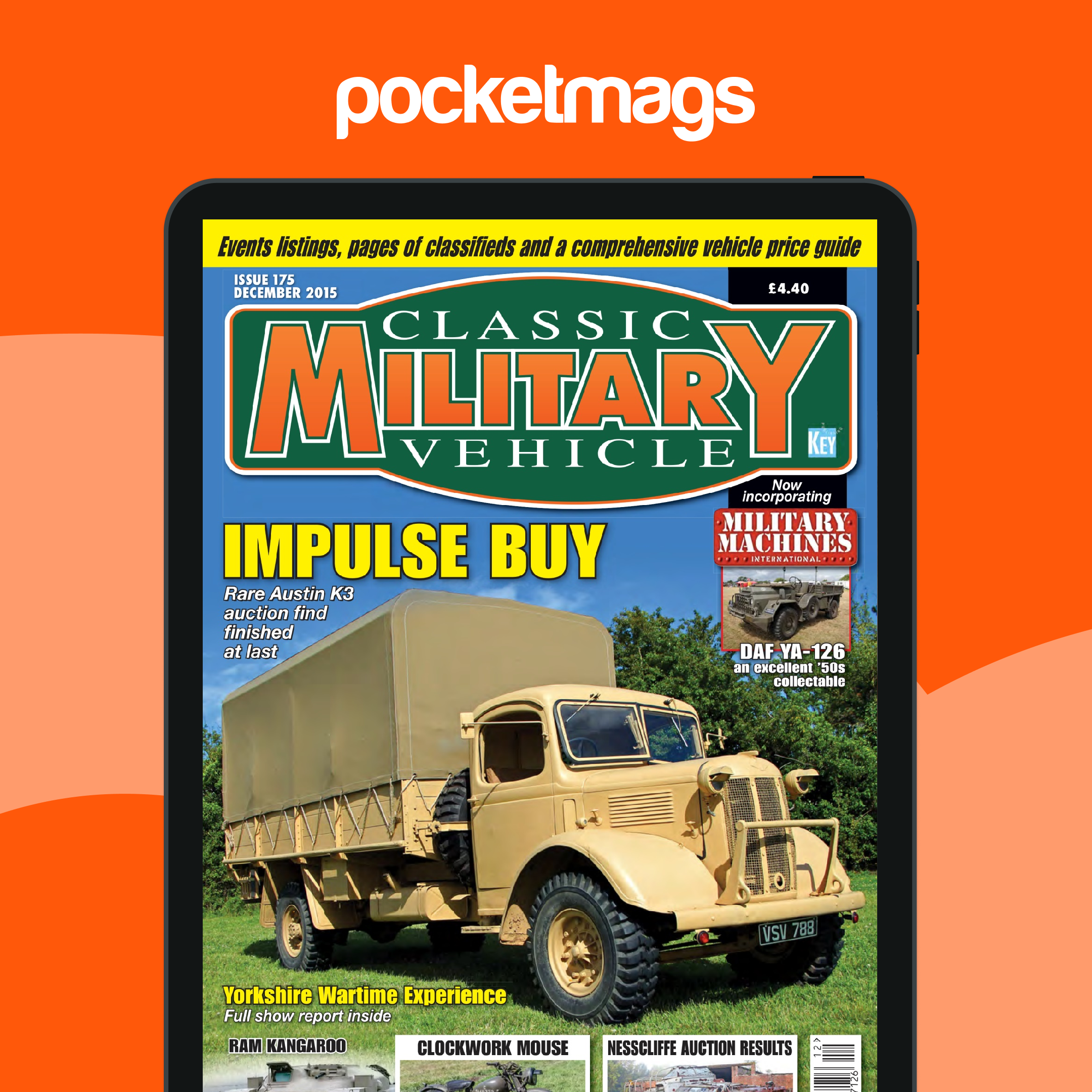 Classic Military Vehicle Magazine - December 2015 Edición anterior