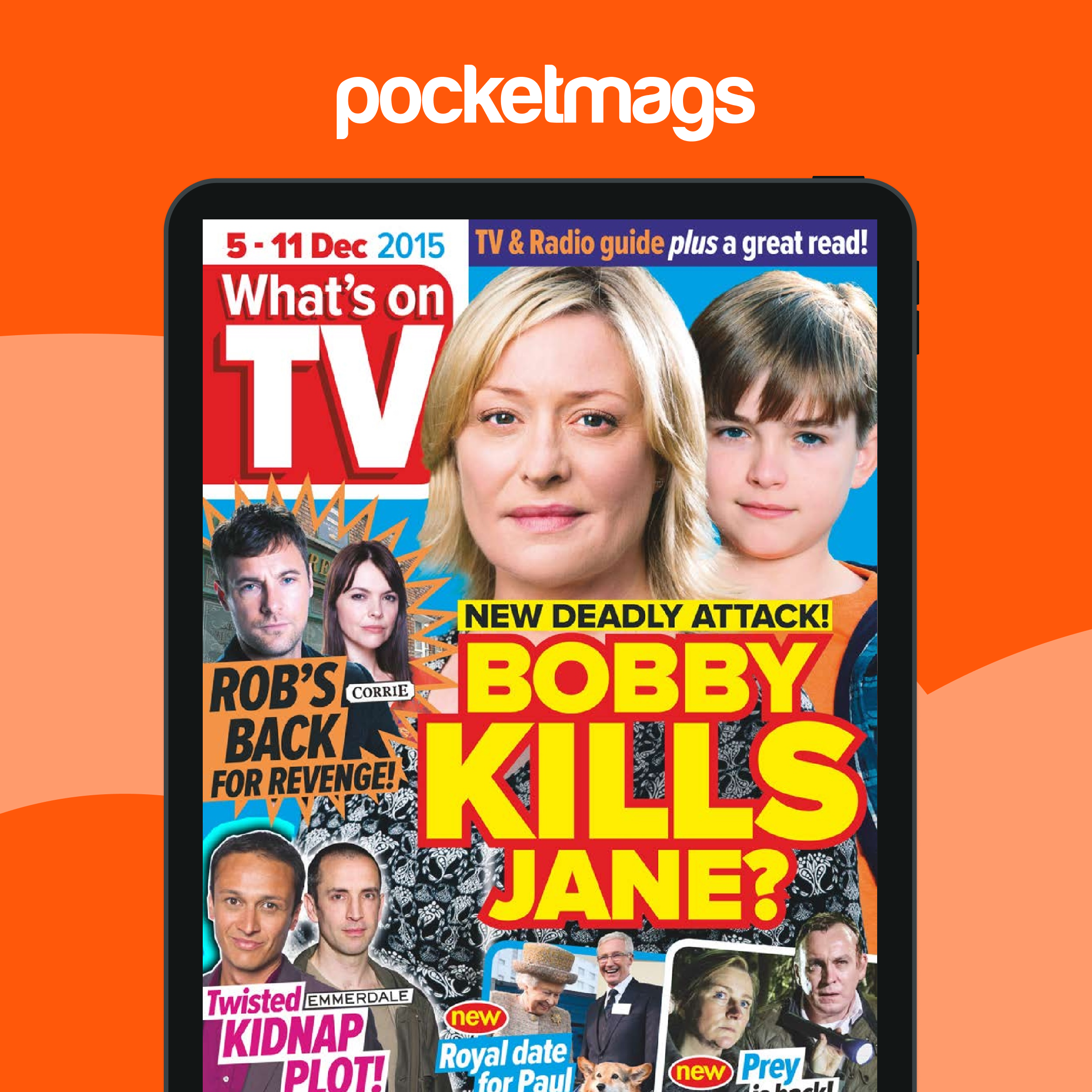 What's on TV Magazine - 5th December 2015 Retour à l'édition précédente