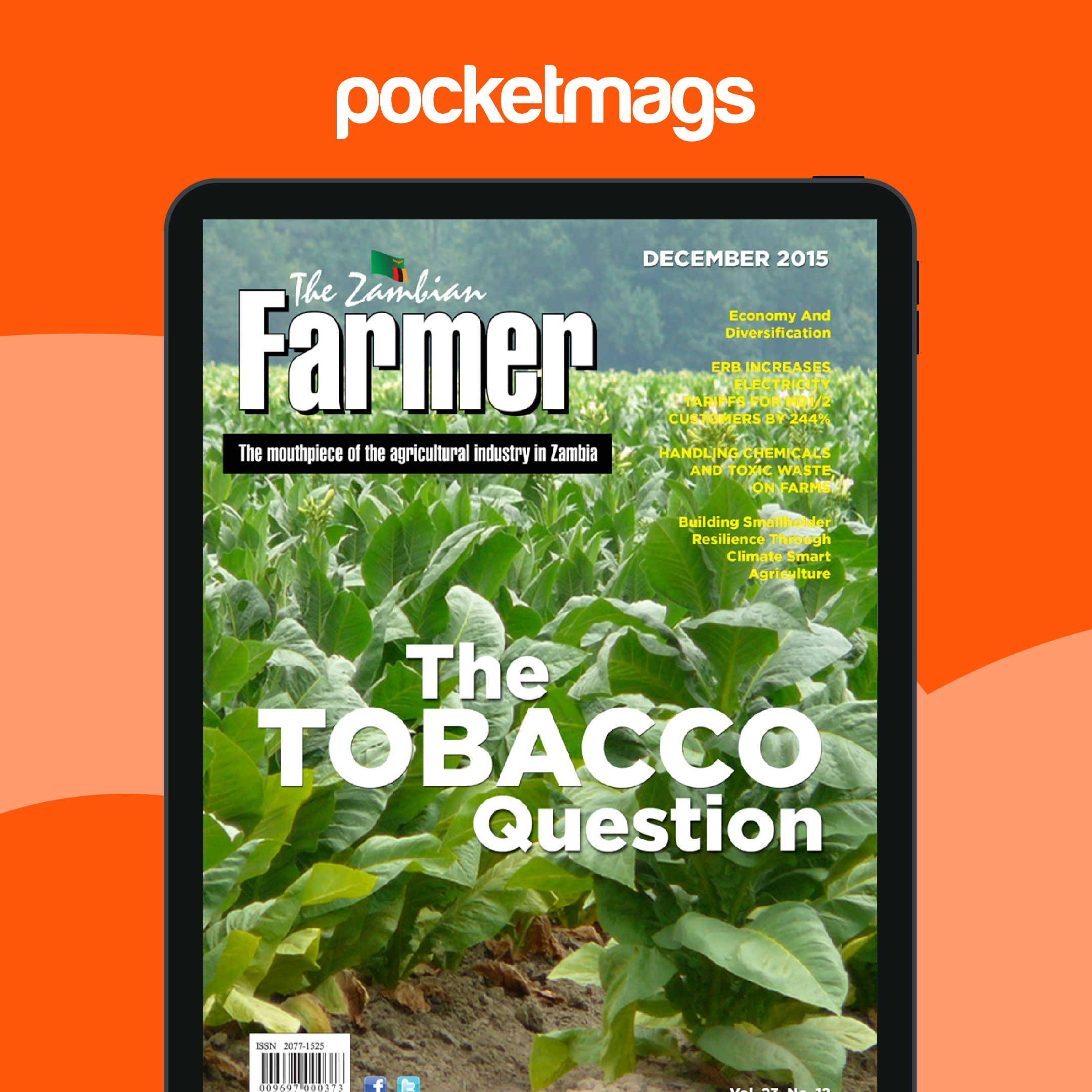 Zambian Farmer Magazine - December 2015 Retour à l'édition précédente