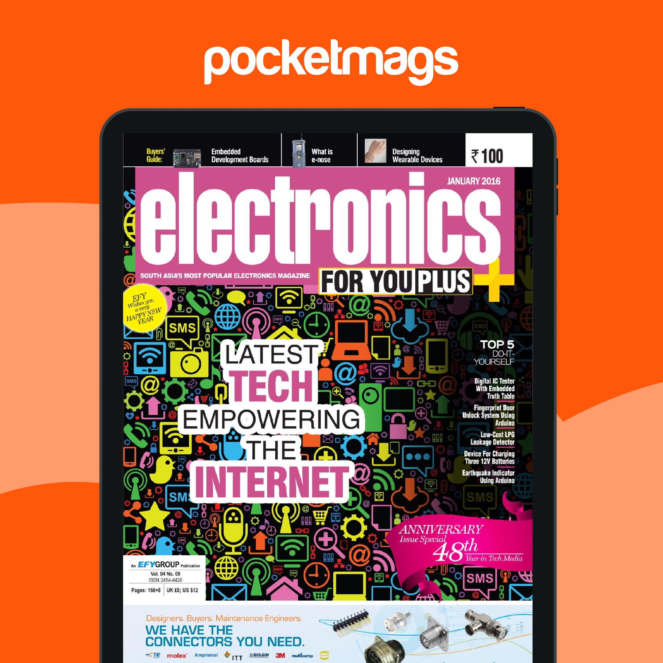 Electronics For You Magazine - January 2016 Edición anterior