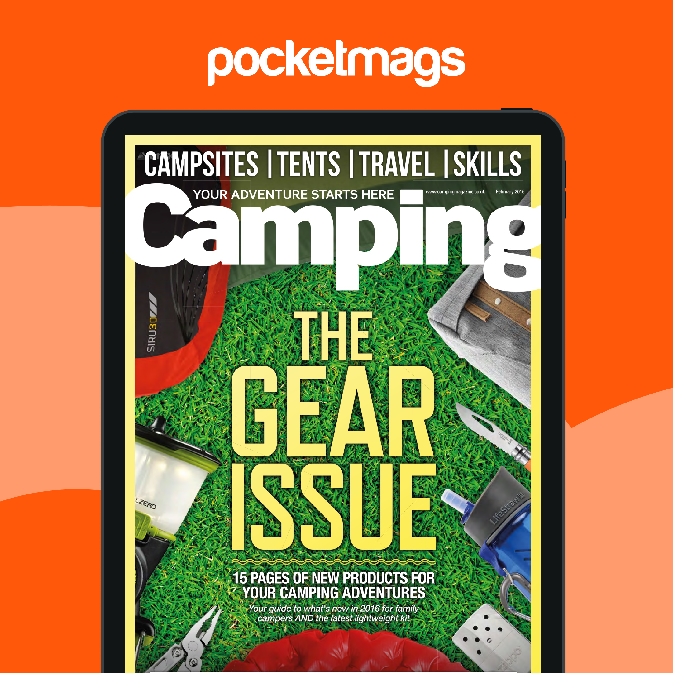 Camping Magazine - THE GEAR ISSUE (Feb 2016) Retour à l'édition précédente