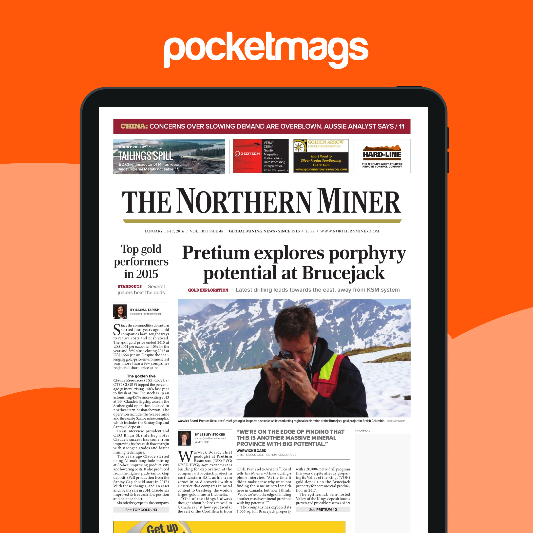 The Northern Miner Magazine - Vol. 101 No .48 Back Issue