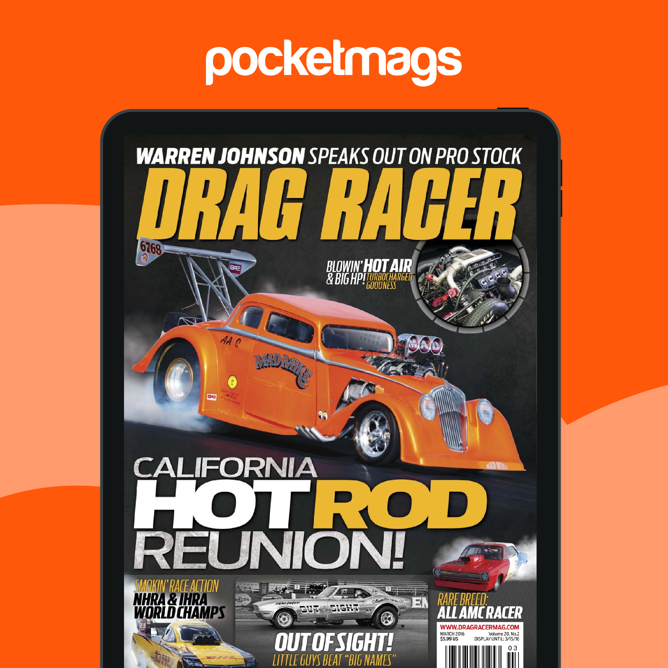 Drag Racer Magazine - March 2016 Back Issue