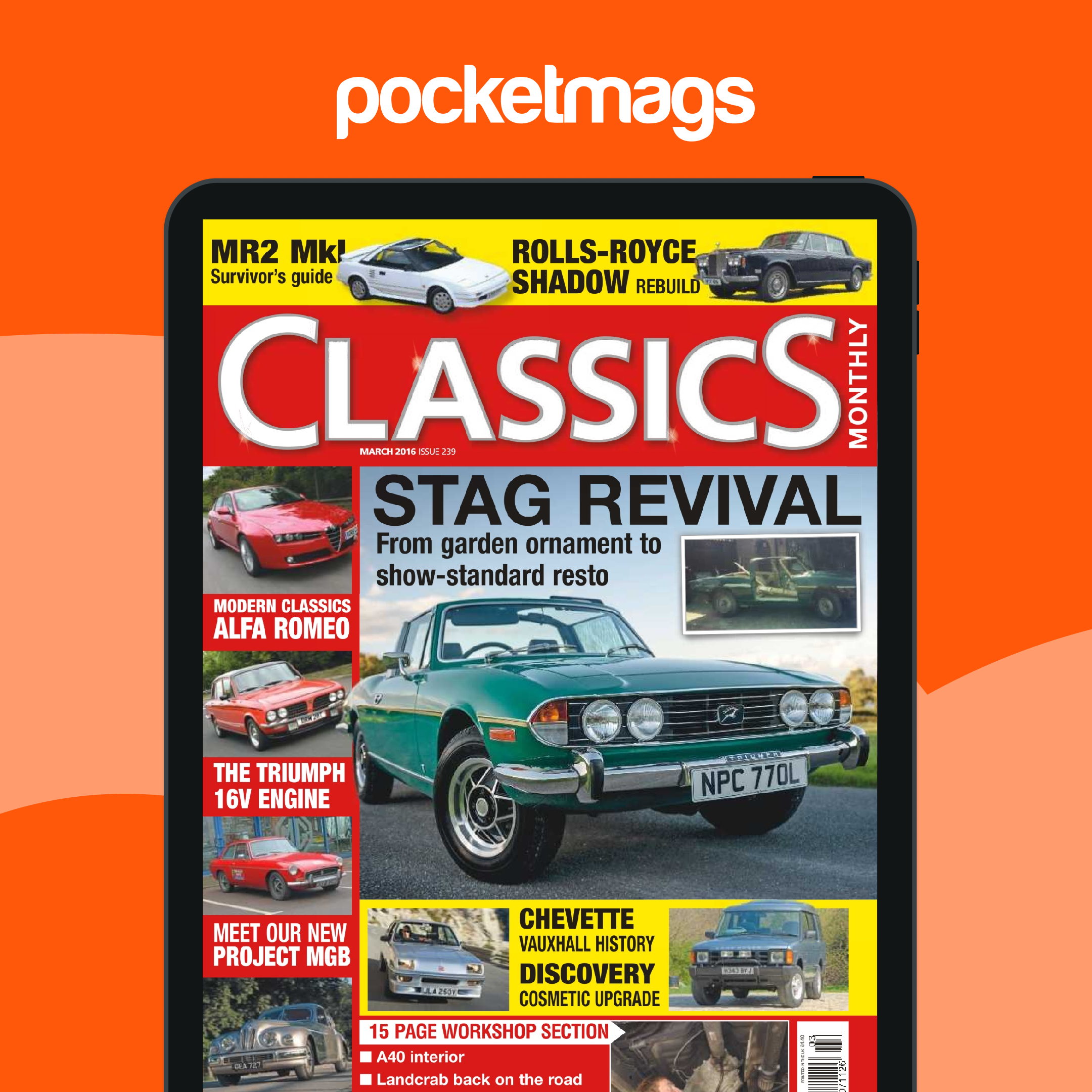 Classics World Magazine - No. 239 Stag Revival Back Issue