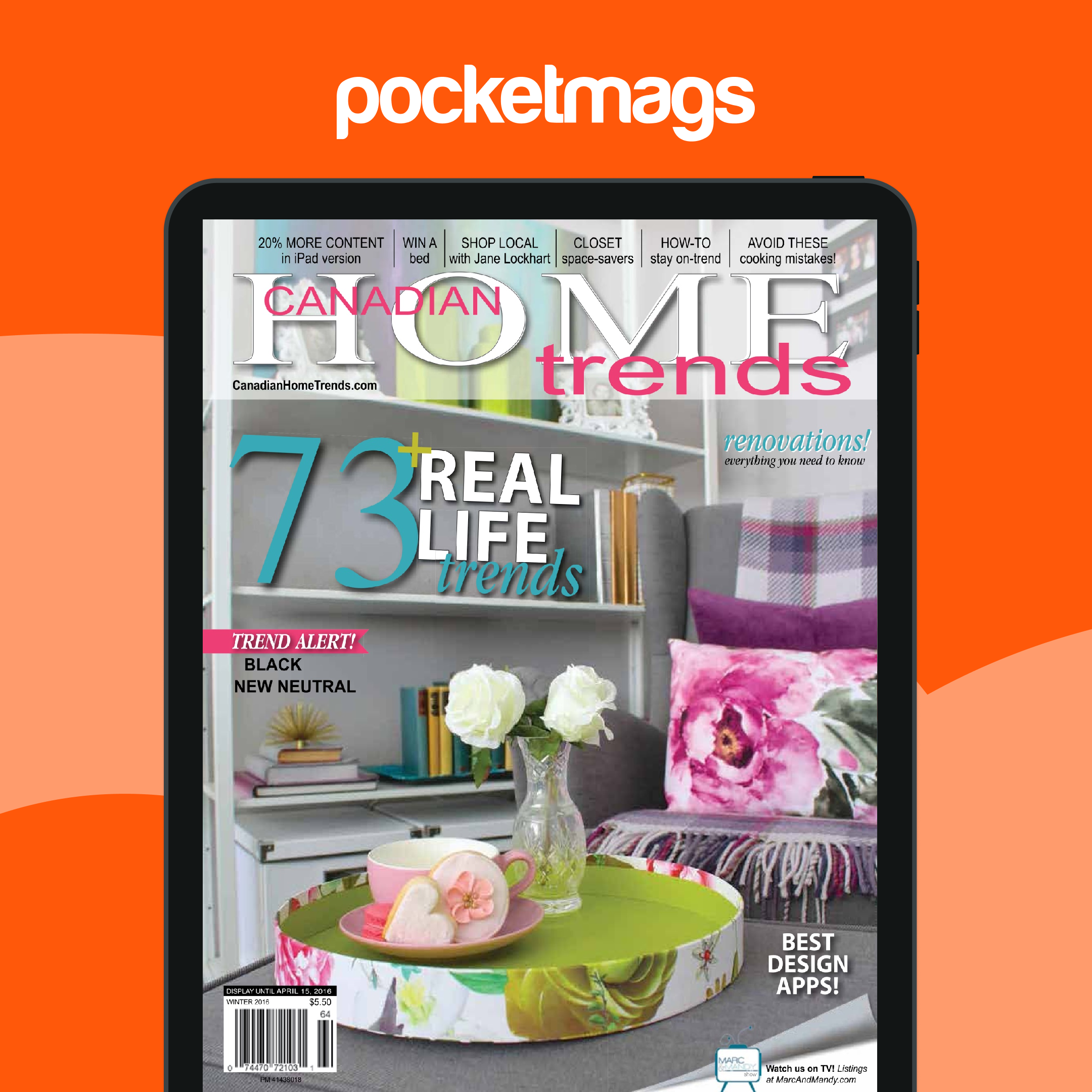 Canadian Home Trends Magazine - Winter 2016 Back Issue