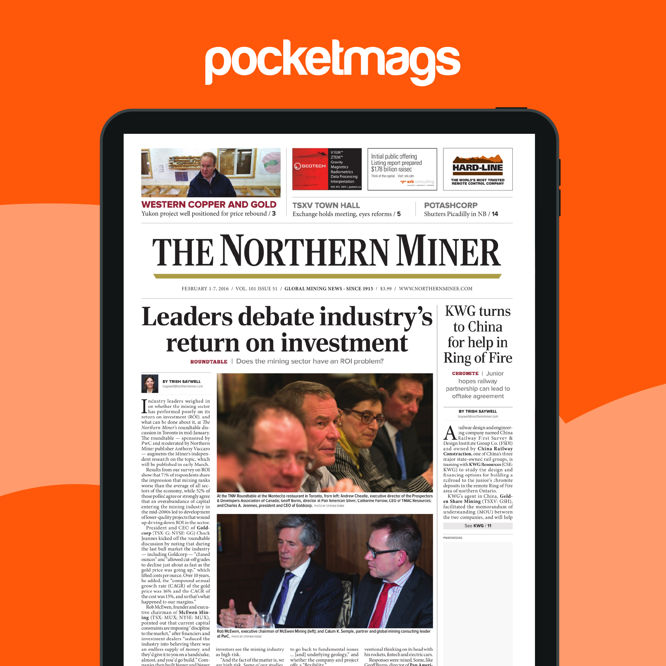 The Northern Miner Magazine - Vol. 101 No. 51 Edición anterior